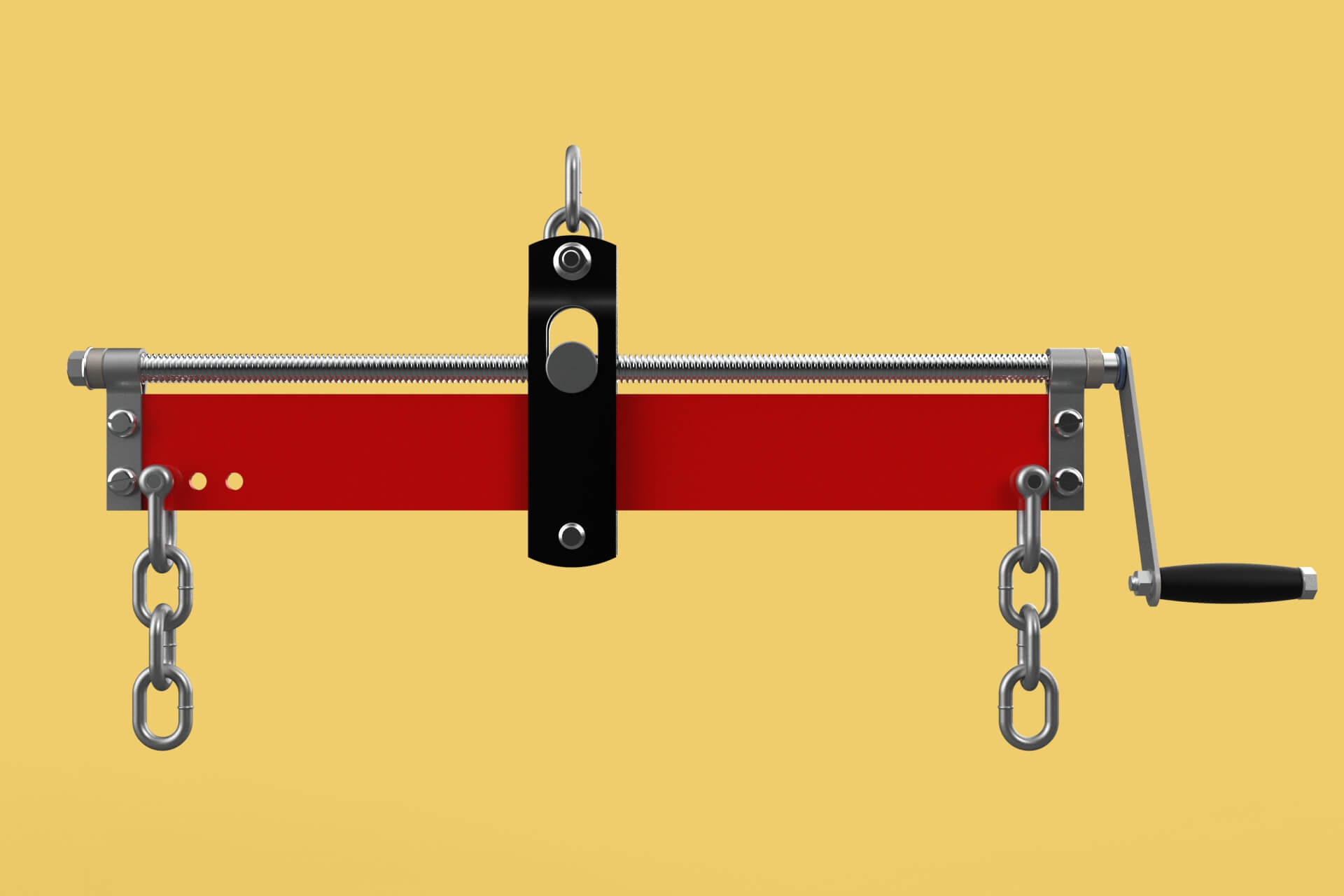 Engine Hoist Lift Crane Balancer Engine Load Leveler Chains - 3D Model ...