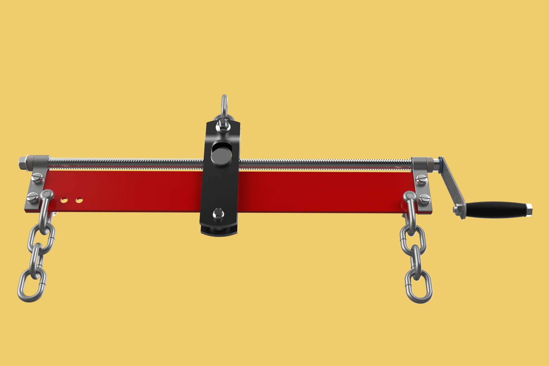 Engine Hoist Lift Crane Balancer Engine Load Leveler Chains - 3D Model ...