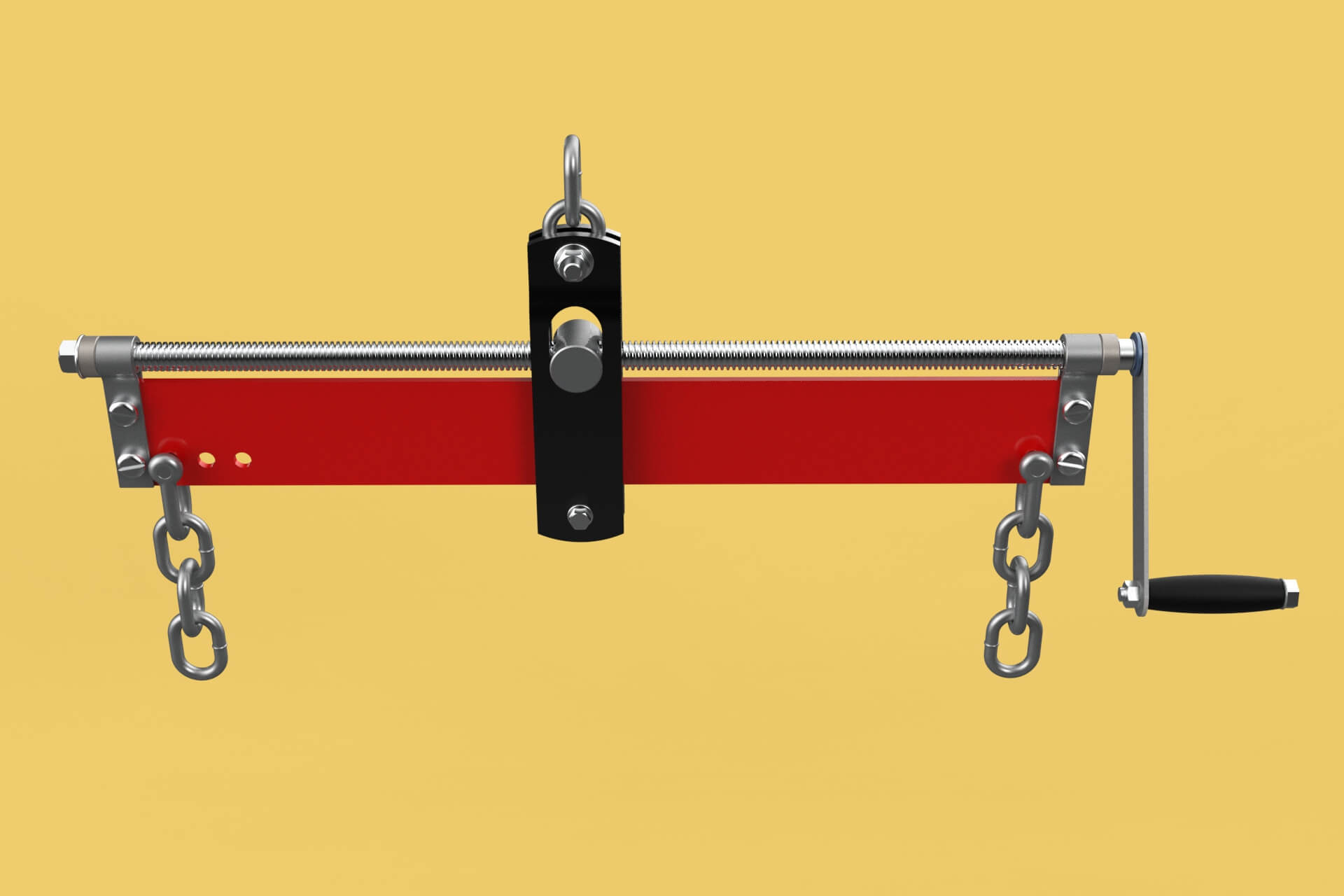 Engine Hoist Lift Crane Balancer Engine Load Leveler Chains - 3D Model ...