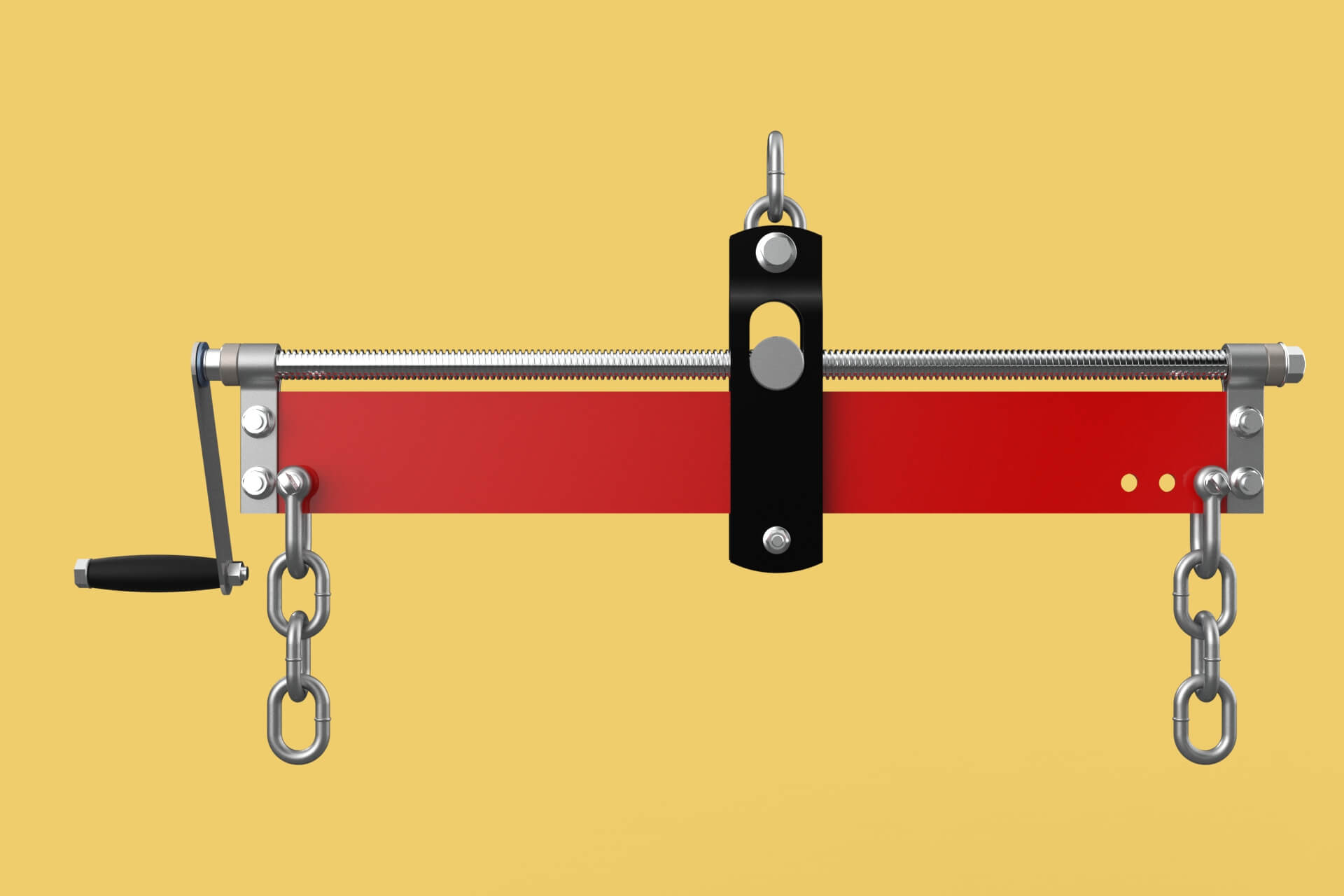 Engine Hoist Lift Crane Balancer Engine Load Leveler Chains - 3D Model ...