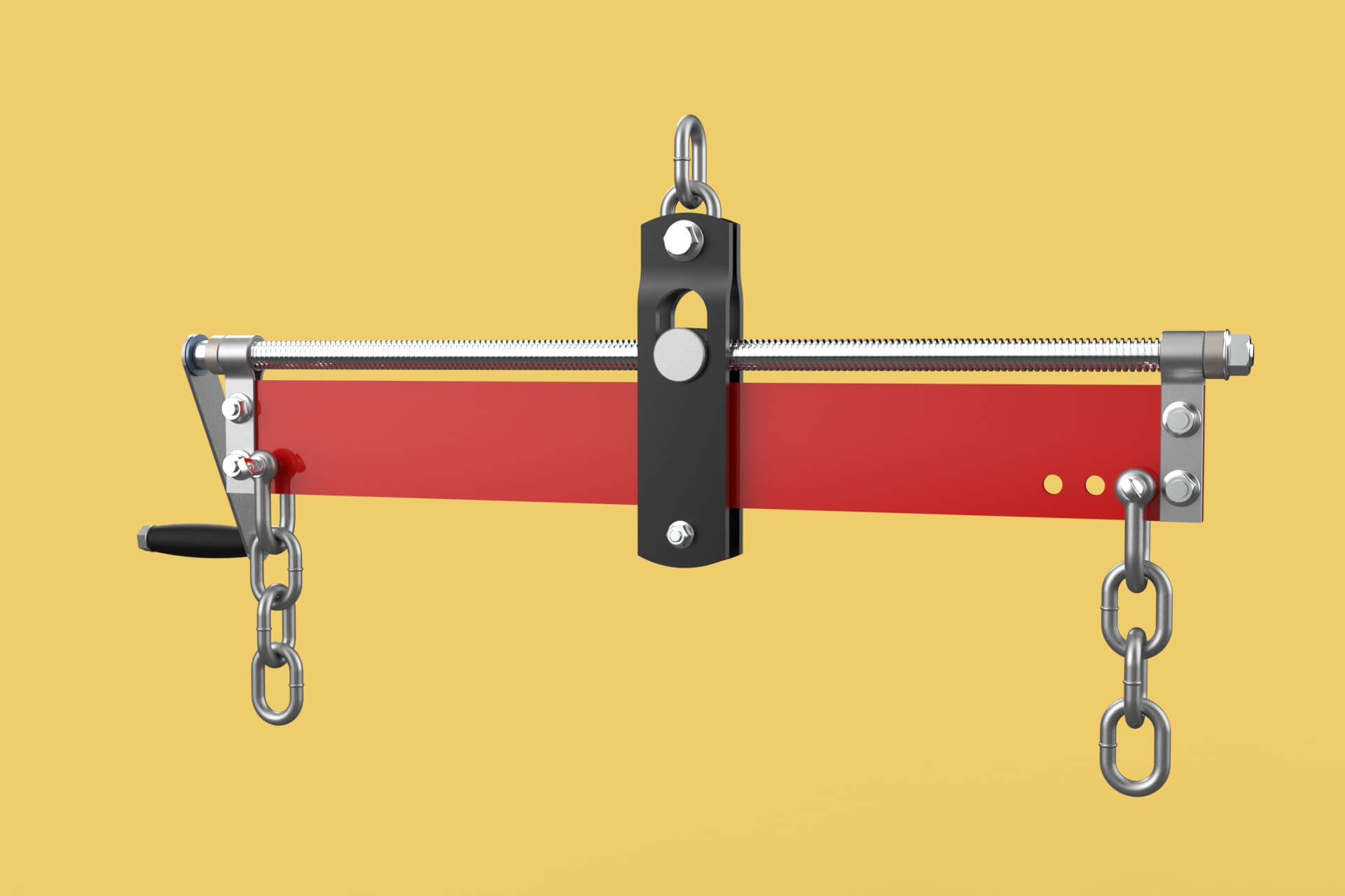 Engine Hoist Lift Crane Balancer Engine Load Leveler Chains - 3D Model ...