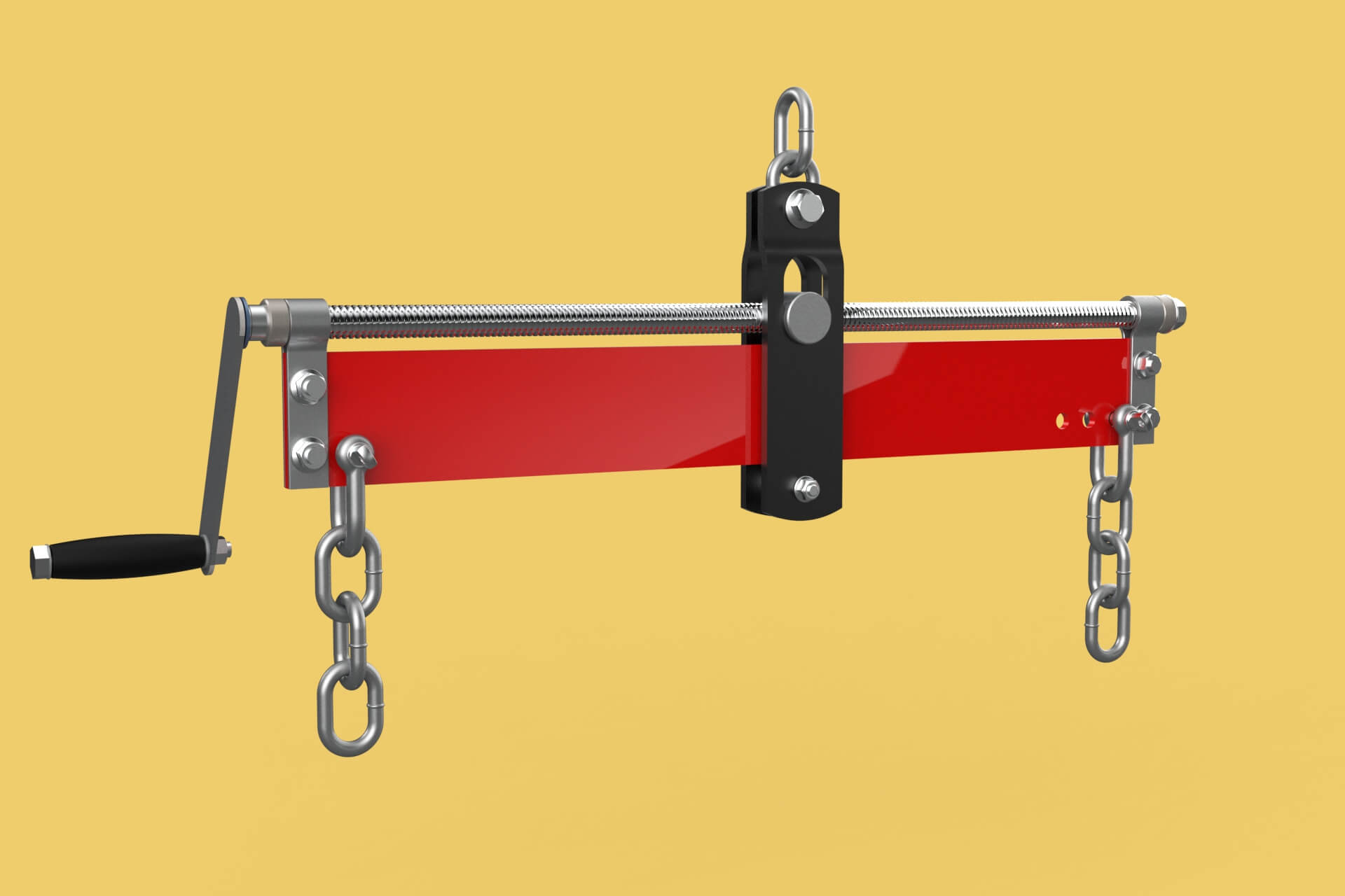 Engine Hoist Lift Crane Balancer Engine Load Leveler Chains - 3D Model ...