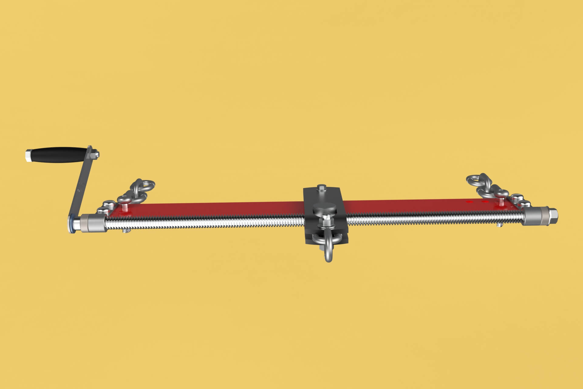 Engine Hoist Lift Crane Balancer Engine Load Leveler Chains - 3D Model ...