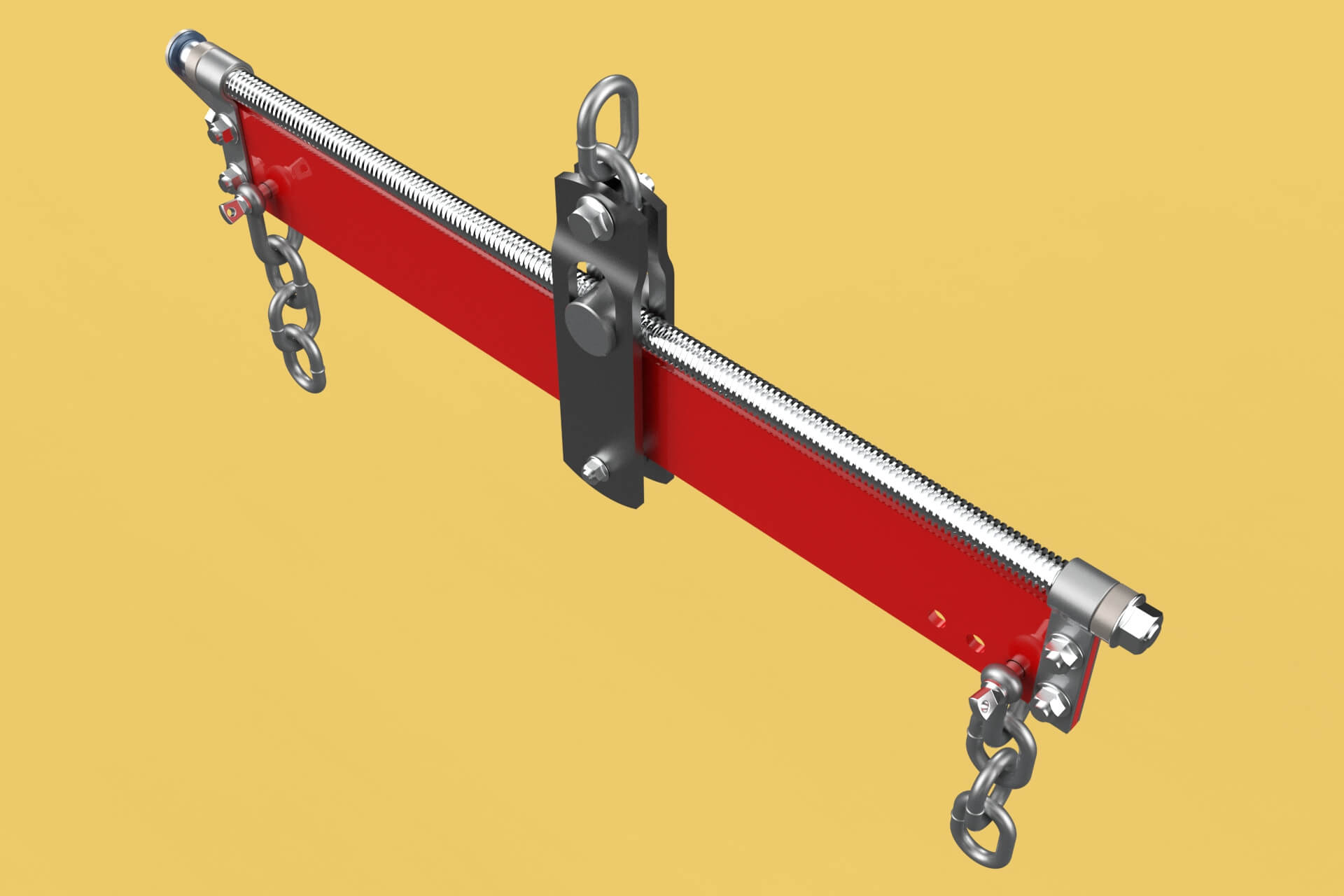 Engine Hoist Lift Crane Balancer Engine Load Leveler Chains - 3D Model ...