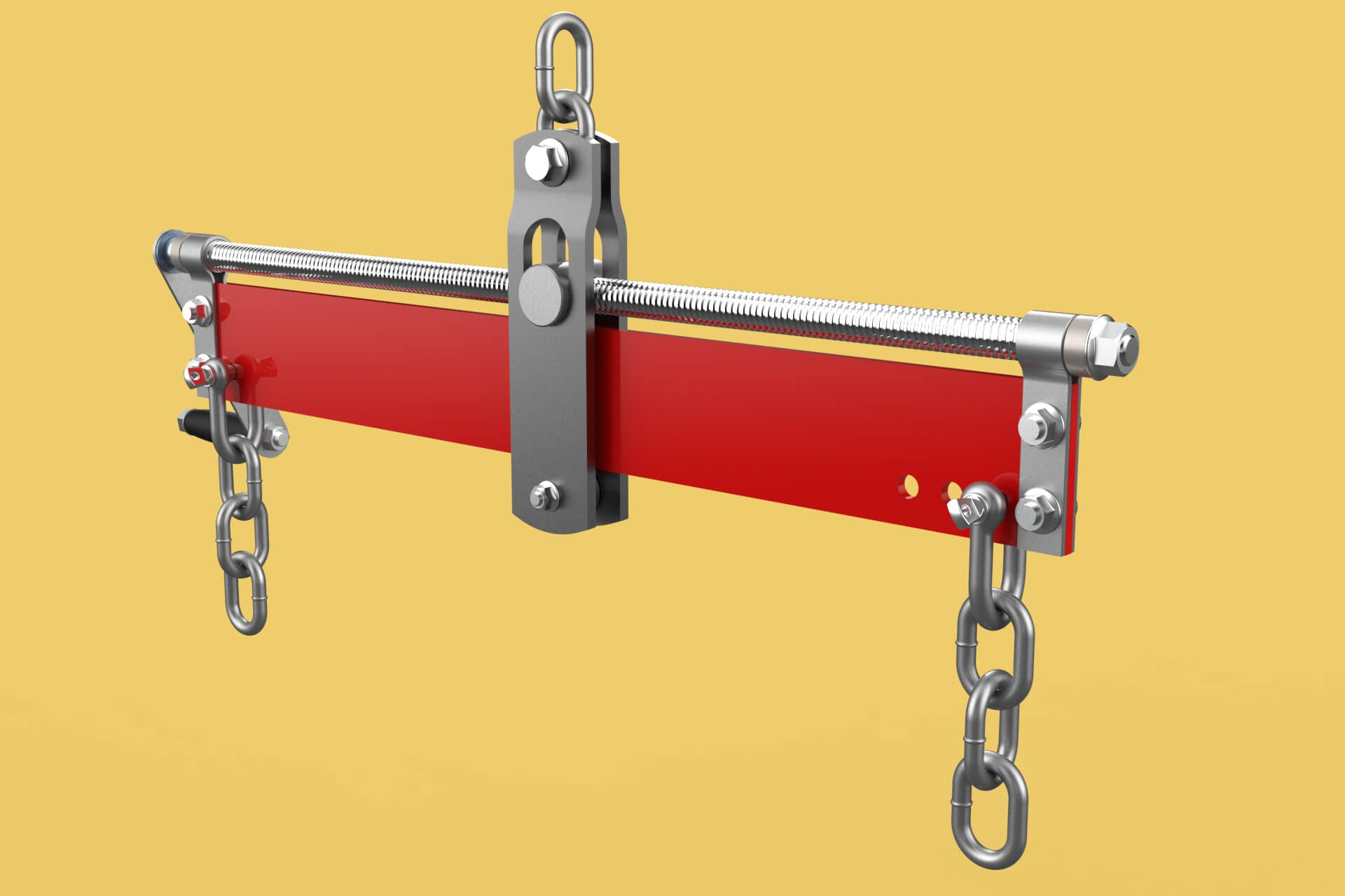 Engine Hoist Lift Crane Balancer Engine Load Leveler Chains - 3D Model ...