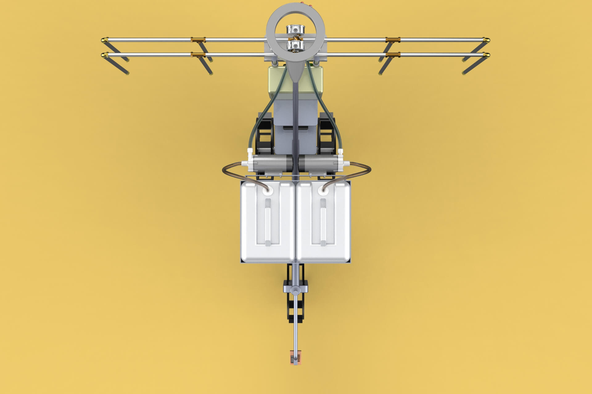Farm Sprayer Autonomous Unmanned Robot Field Tractor Land - 3D Model by ...