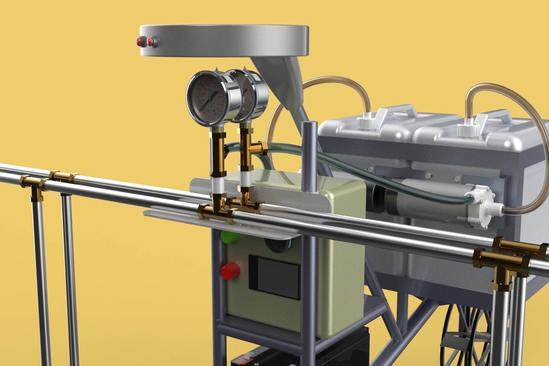 Farm Sprayer Autonomous Unmanned Robot Field Tractor Land - 3D Model by ...