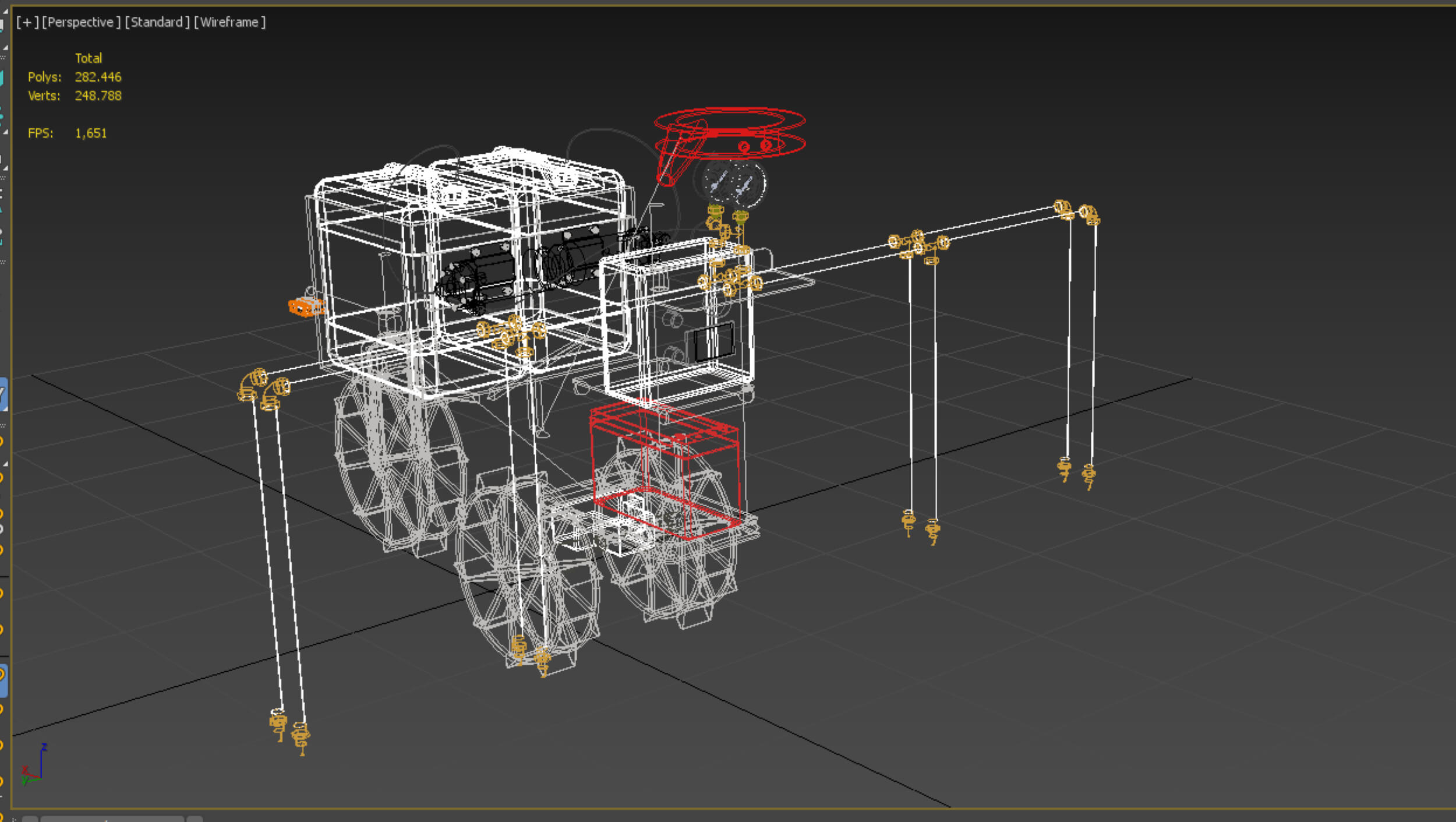 Farm Sprayer Autonomous Unmanned Robot Field Tractor Land - 3D Model by ...