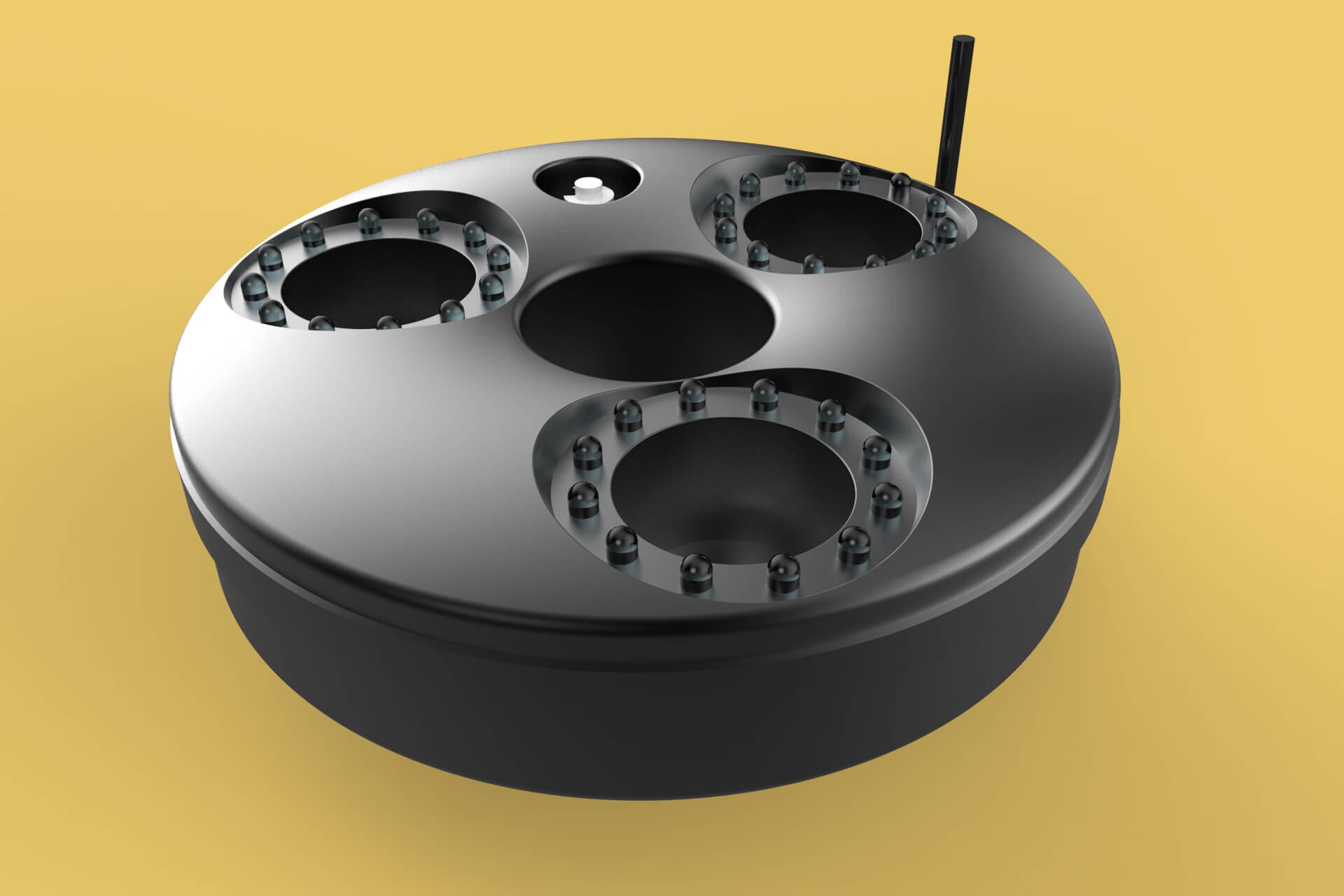 Floating Mist Maker Ultrasonic Humidifier Fog Bubbling - 3D Model by surf3d