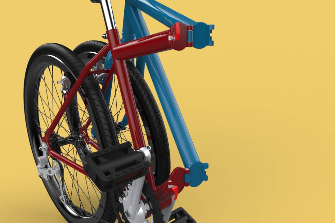 Folding Bike - 3D Model by surf3d
