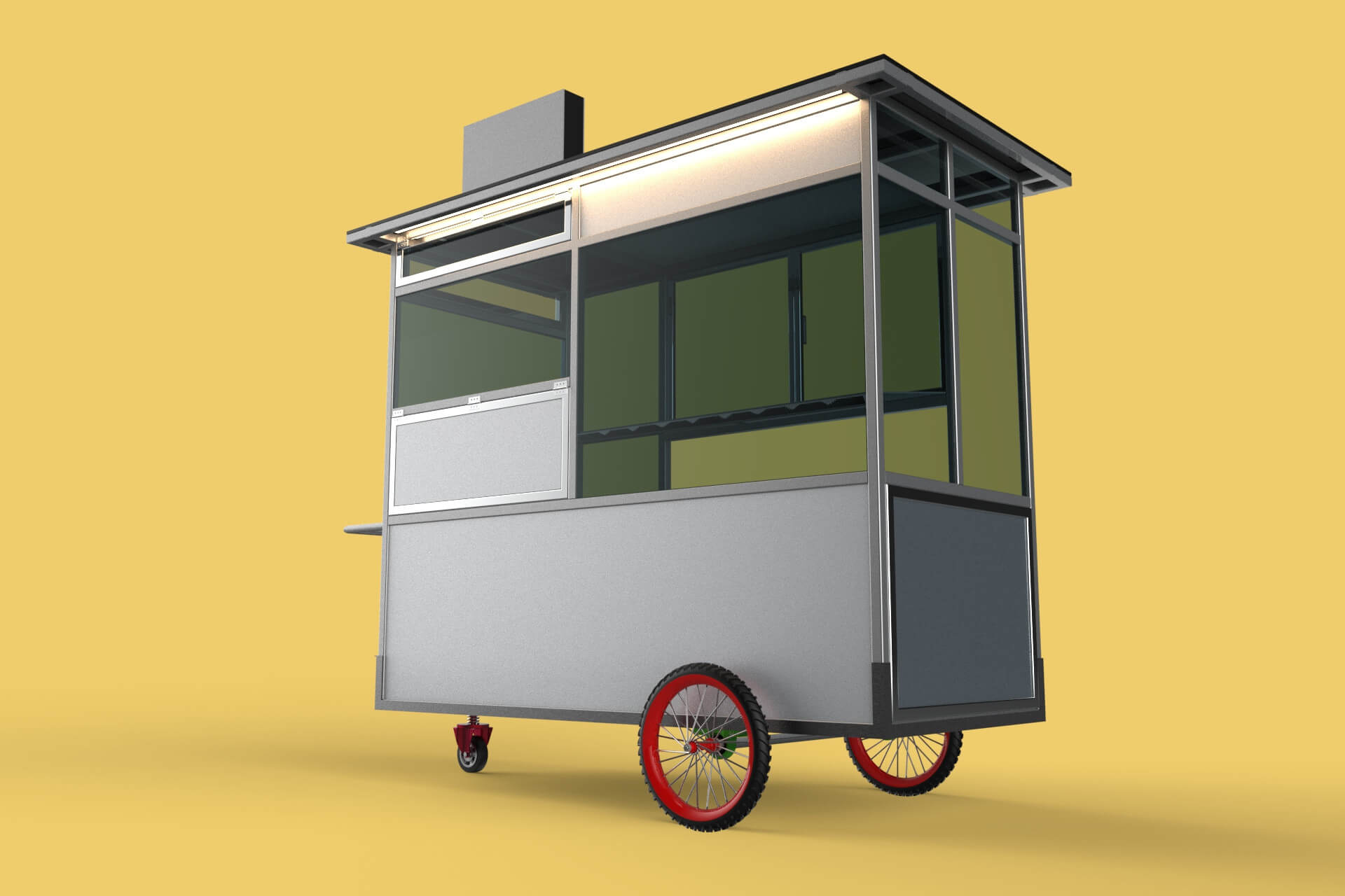 Food Cart - 3D Model by surf3d