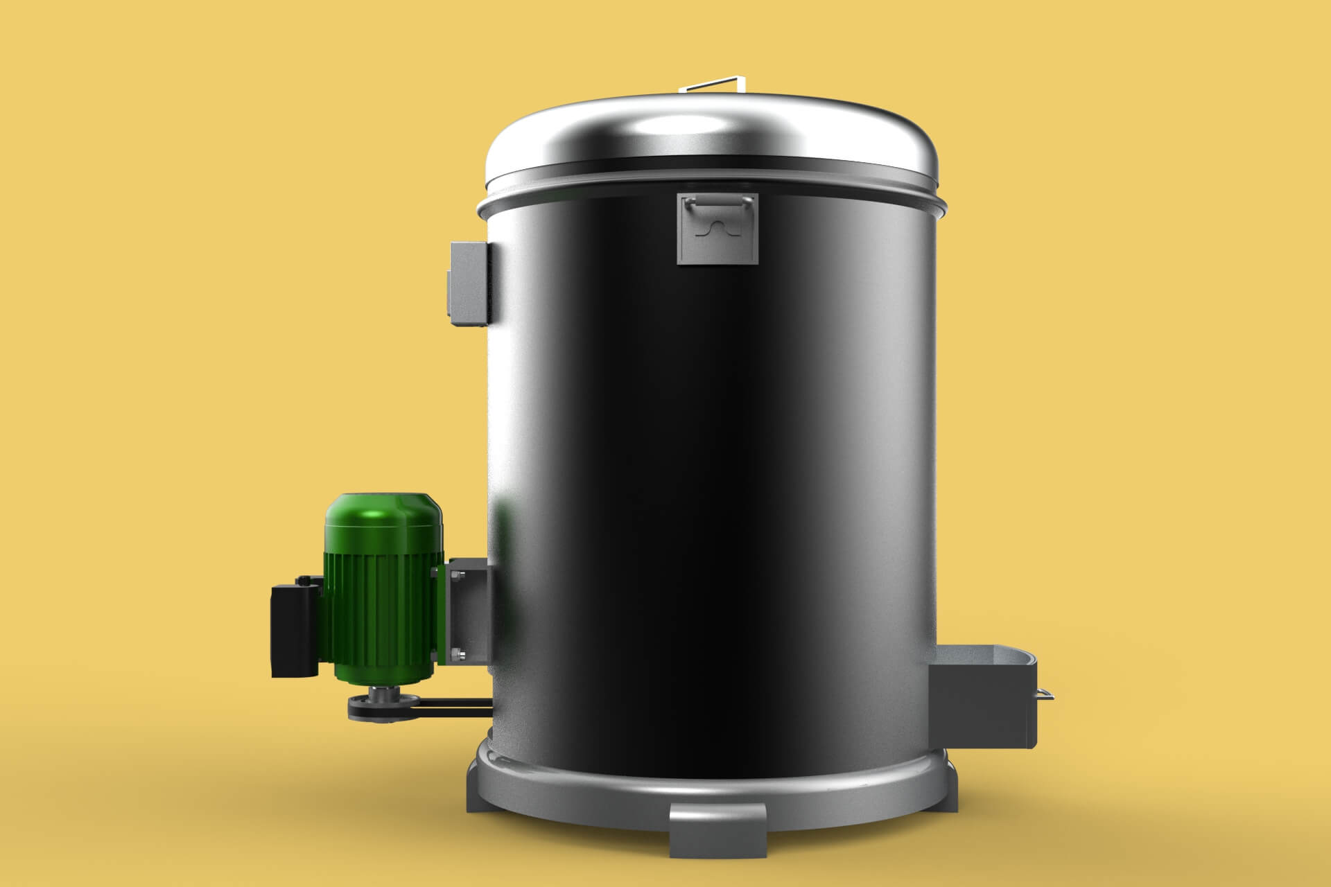 Food Drainer Spinner Machine Oil Filter Centrifugal Dryer - 3D Model by ...