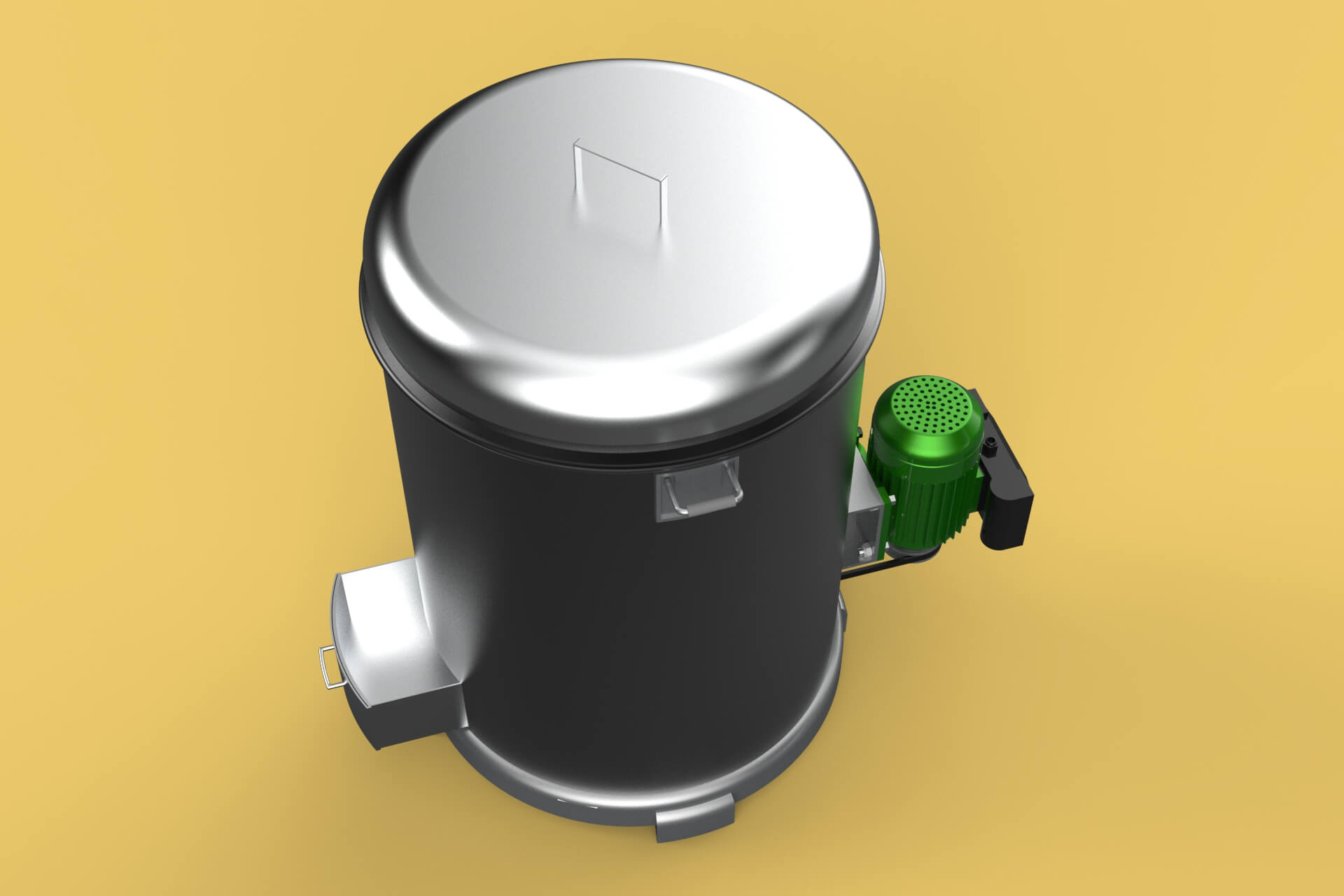 Food Drainer Spinner Machine Oil Filter Centrifugal Dryer - 3D Model by ...