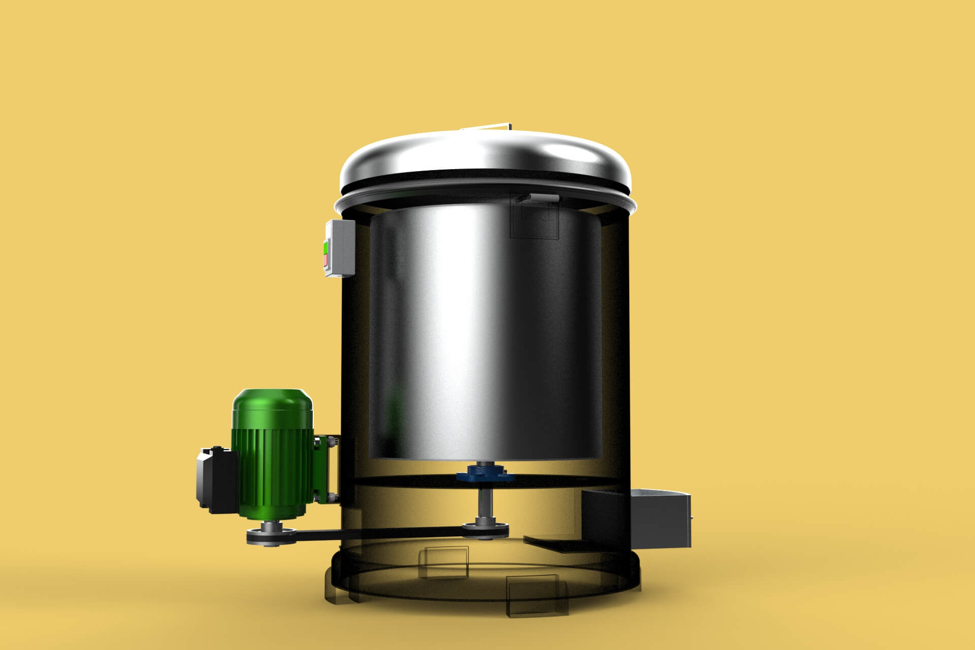 Food Drainer Spinner Machine Oil Filter Centrifugal Dryer - 3D Model by ...