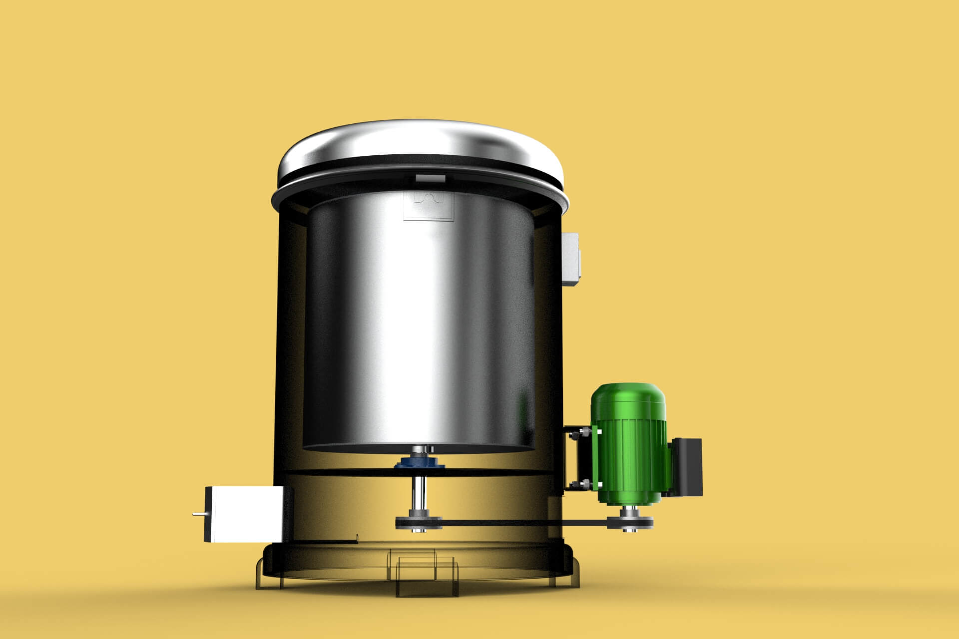 Food Drainer Spinner Machine Oil Filter Centrifugal Dryer - 3D Model by ...