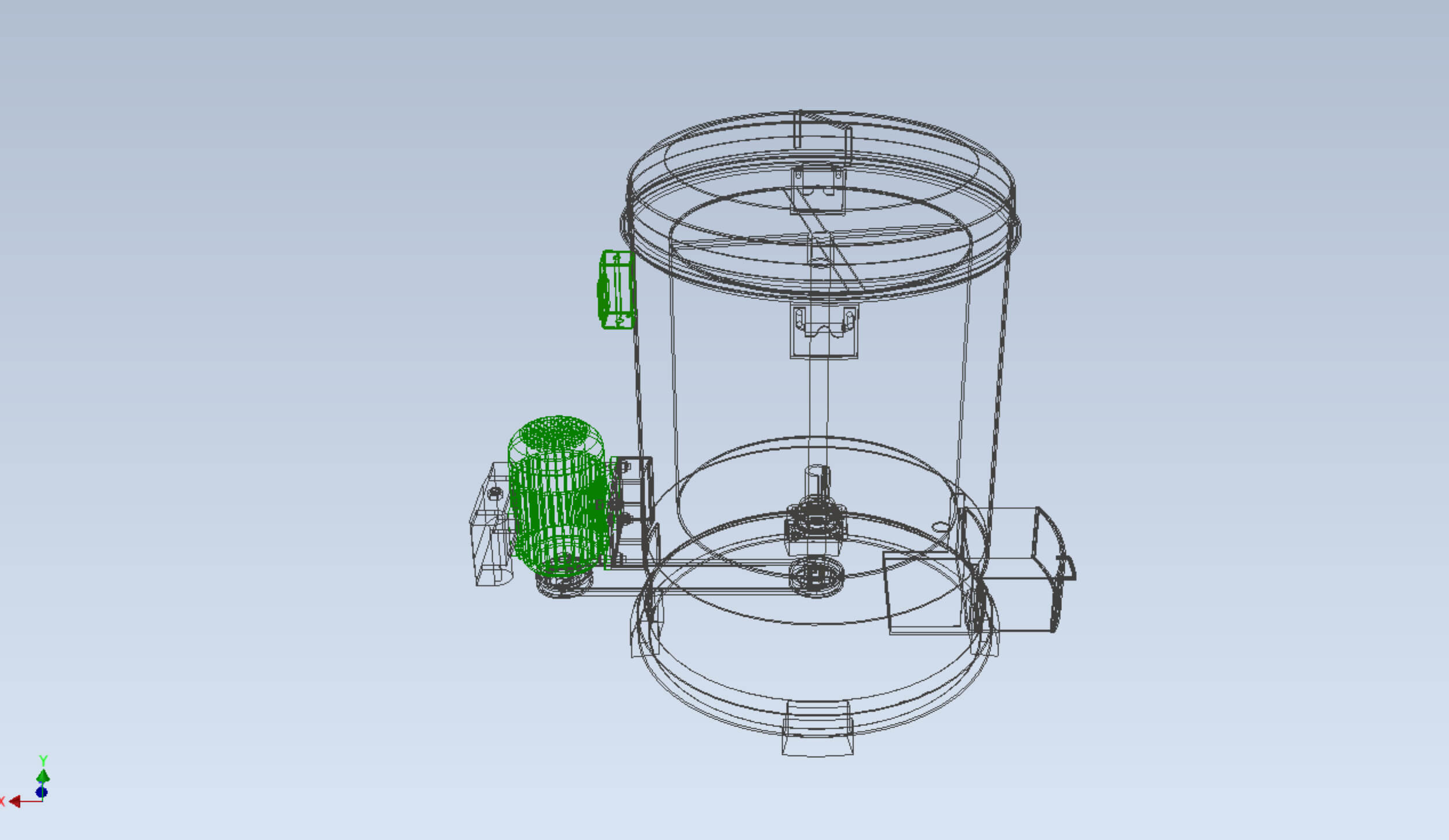 Food Drainer Spinner Machine Oil Filter Centrifugal Dryer - 3D Model by ...