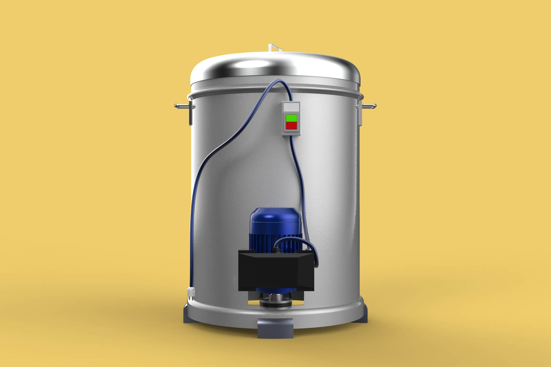 Food Spinner Machine Oil Drainer Filter Centrifugal Dryer - 3D Model by ...