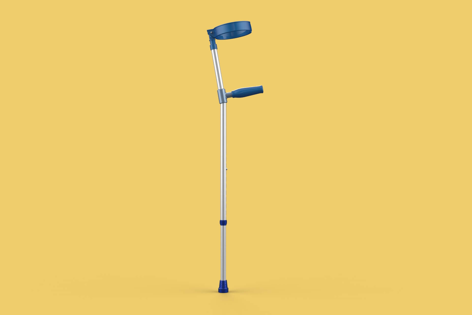 Forearm Crutch Elbow Arm Lofstrand Crutches Walking Stick - 3D Model by ...
