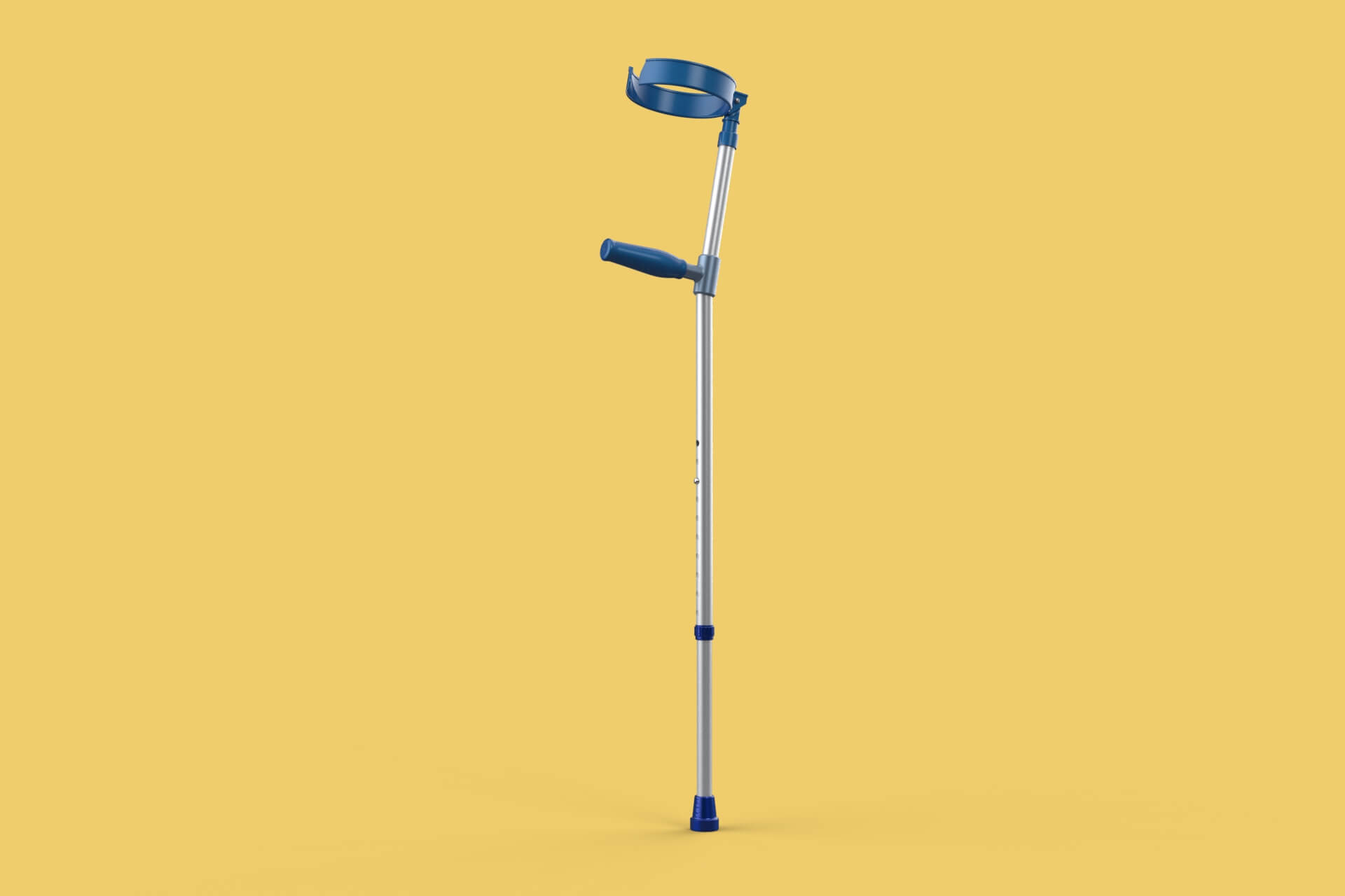 Forearm Crutch Elbow Arm Lofstrand Crutches Walking Stick - 3D Model by ...