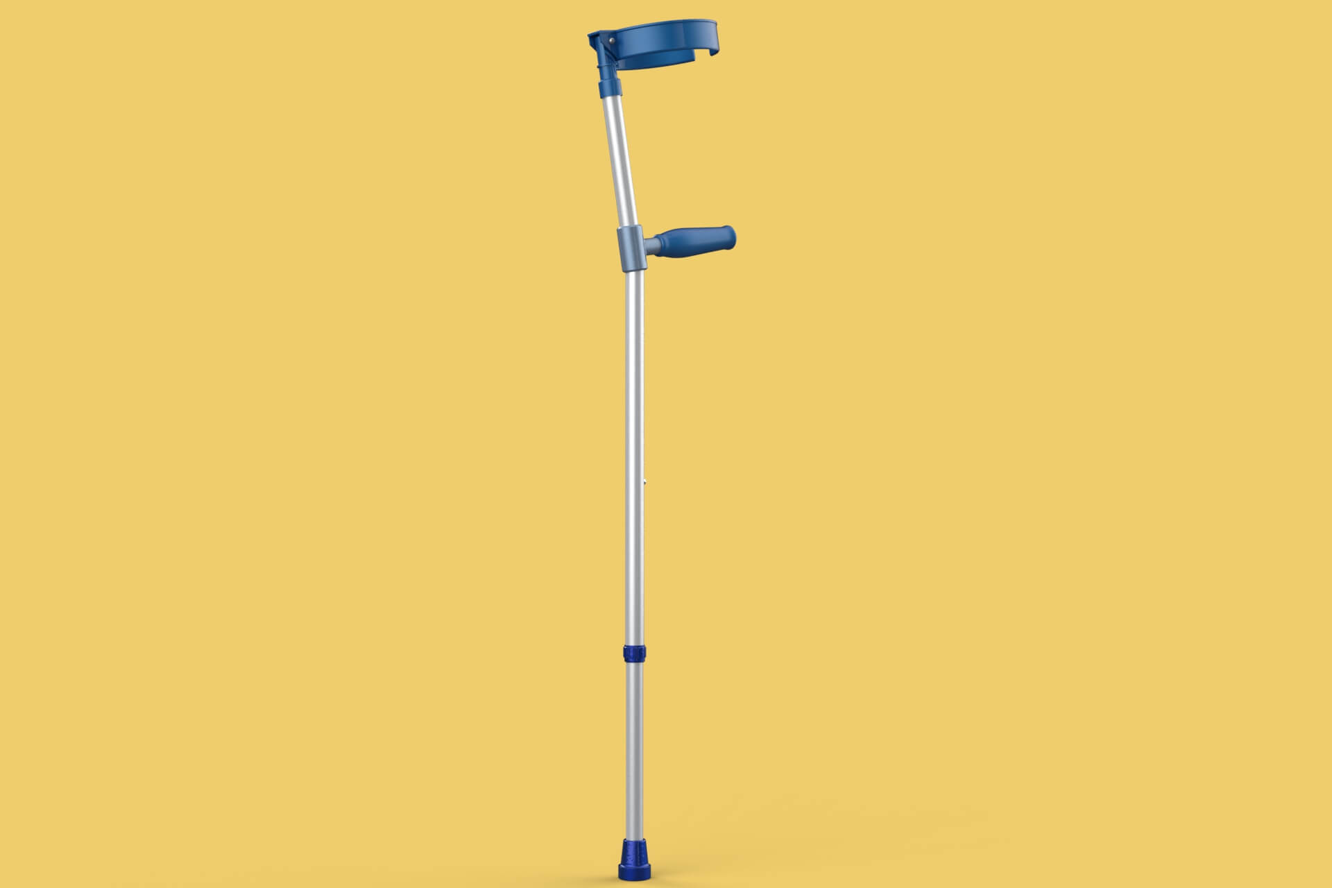 Forearm Crutch Elbow Arm Lofstrand Crutches Walking Stick - 3D Model by ...