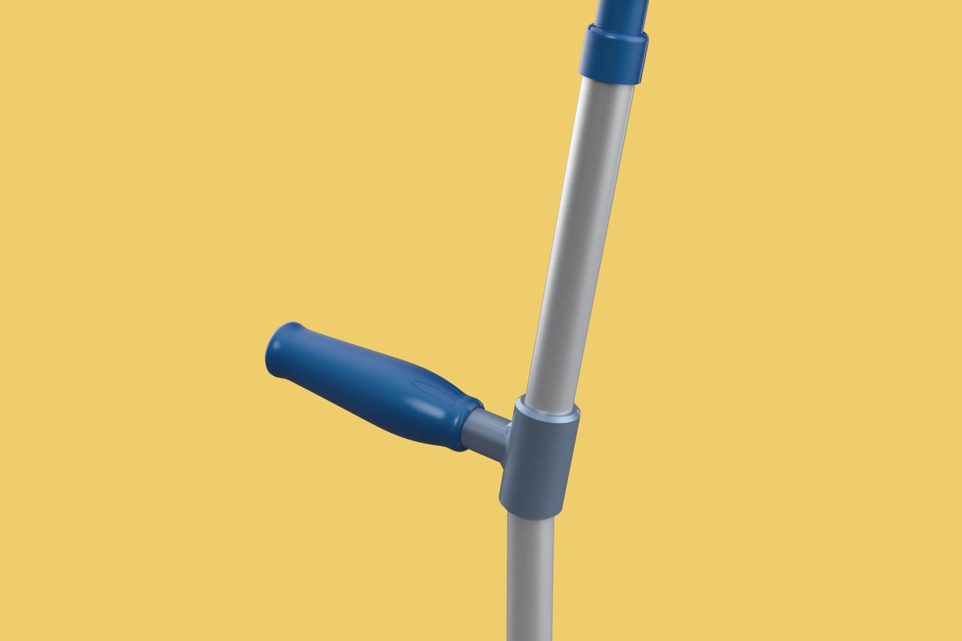 Forearm Crutch Elbow Arm Lofstrand Crutches Walking Stick - 3D Model by ...