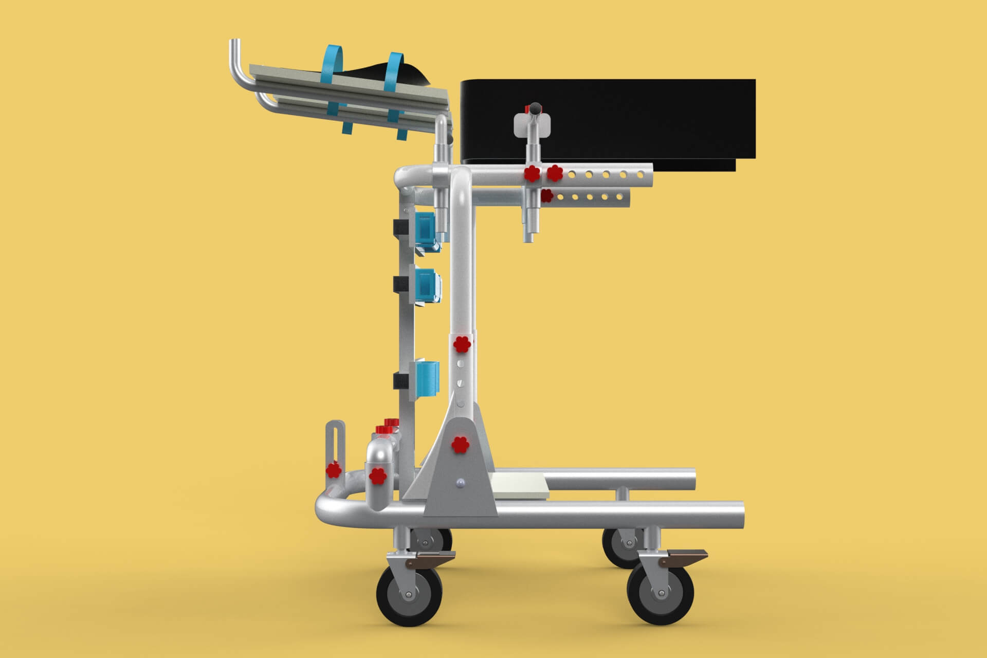 Gait Trainer Swing Rehab Walk Exercise Aids Stand Pediatric - 3D Model ...