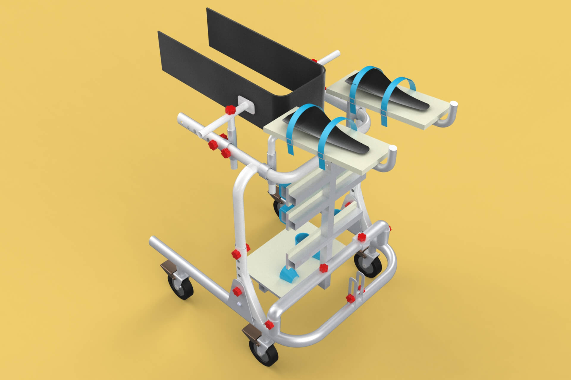 Gait Trainer Swing Rehab Walk Exercise Aids Stand Pediatric - 3D Model ...