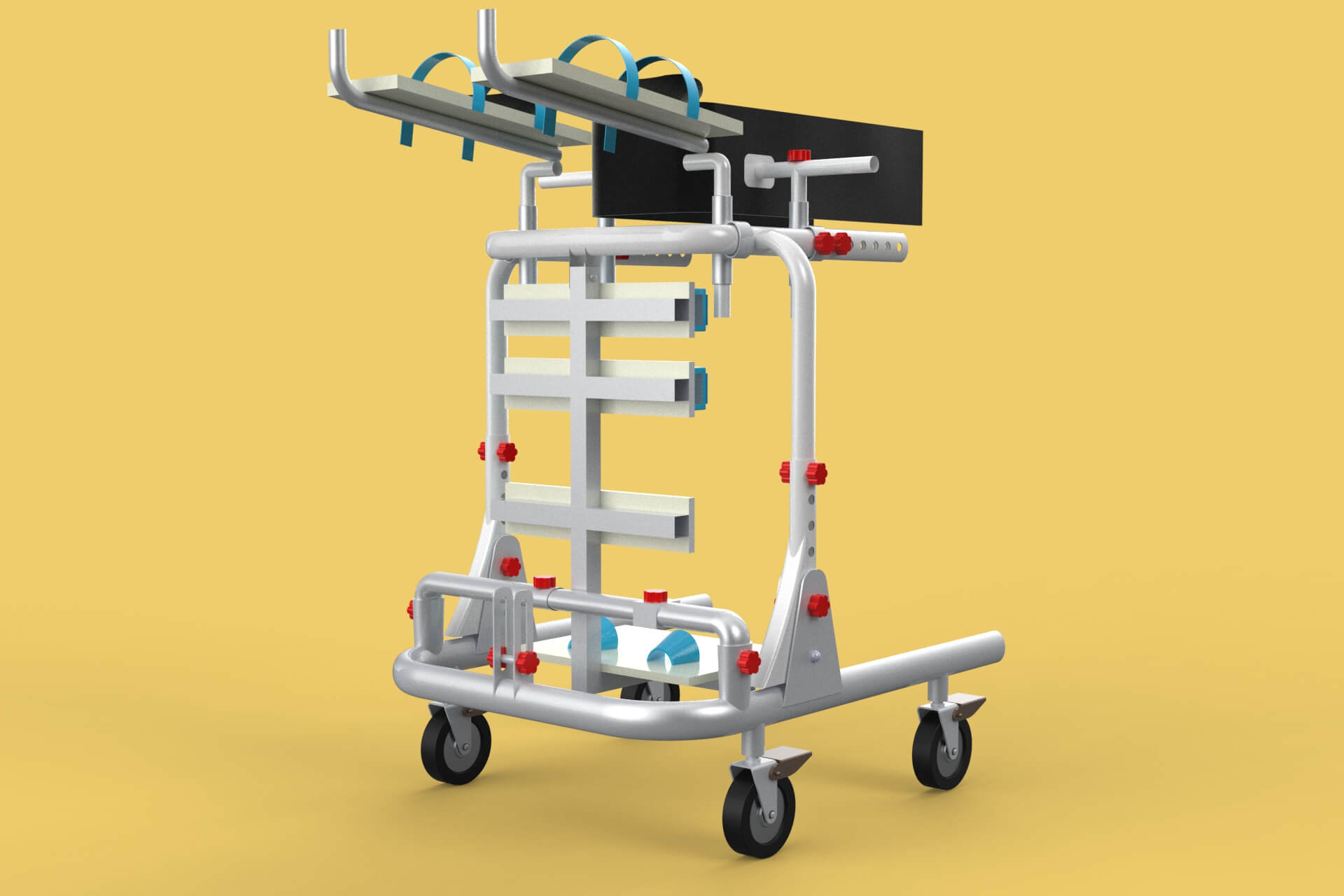 Gait Trainer Swing Rehab Walk Exercise Aids Stand Pediatric - 3D Model ...