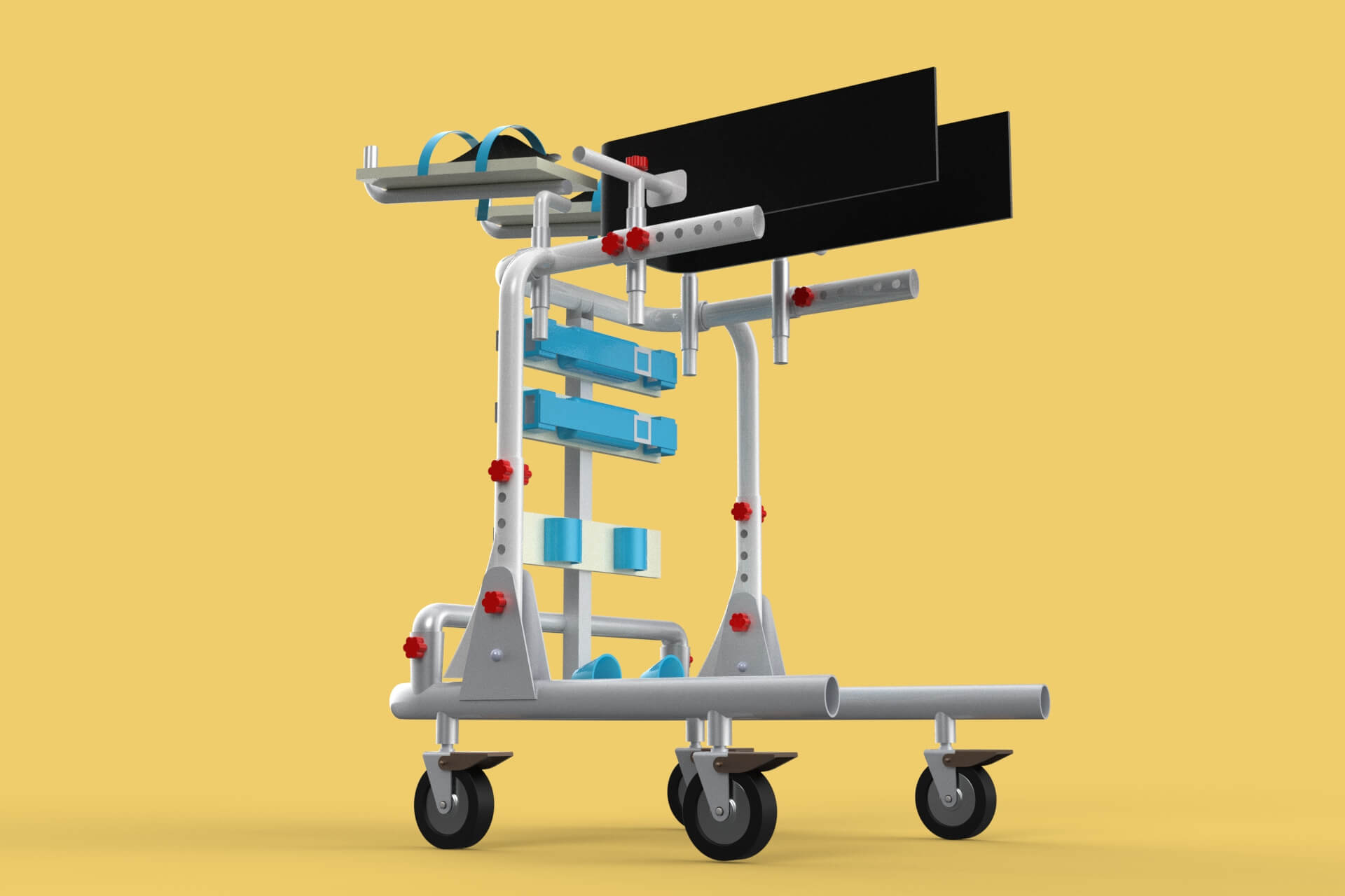 Gait Trainer Swing Rehab Walk Exercise Aids Stand Pediatric - 3D Model ...