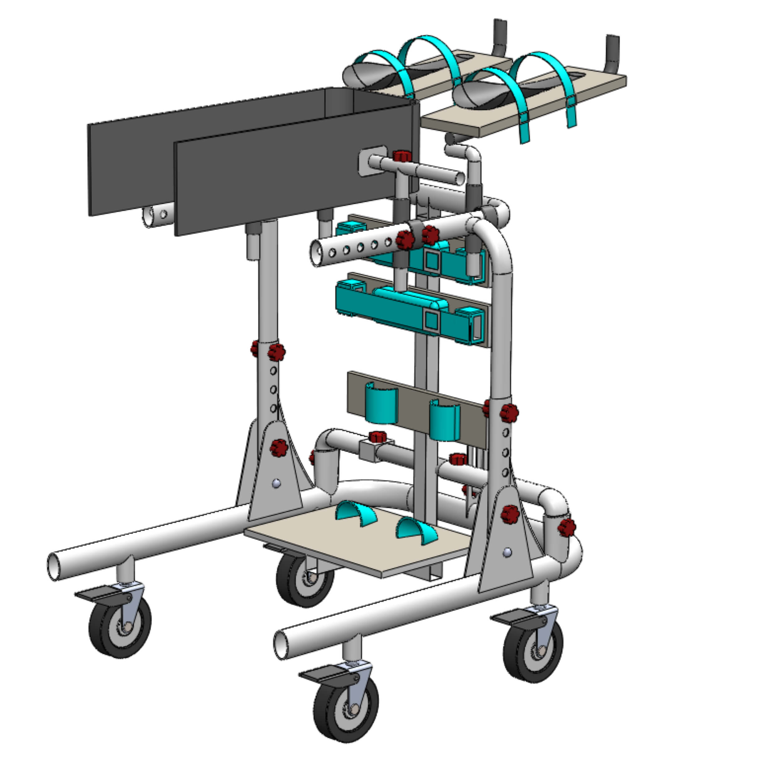 Gait Trainer Swing Rehab Walk Exercise Aids Stand Pediatric - 3D Model ...