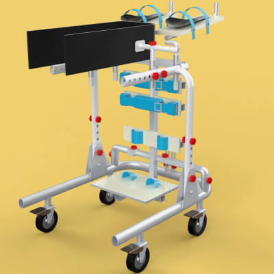 Gait Trainer Swing Rehab Walk Exercise Aids Stand Pediatric - 3D Model ...