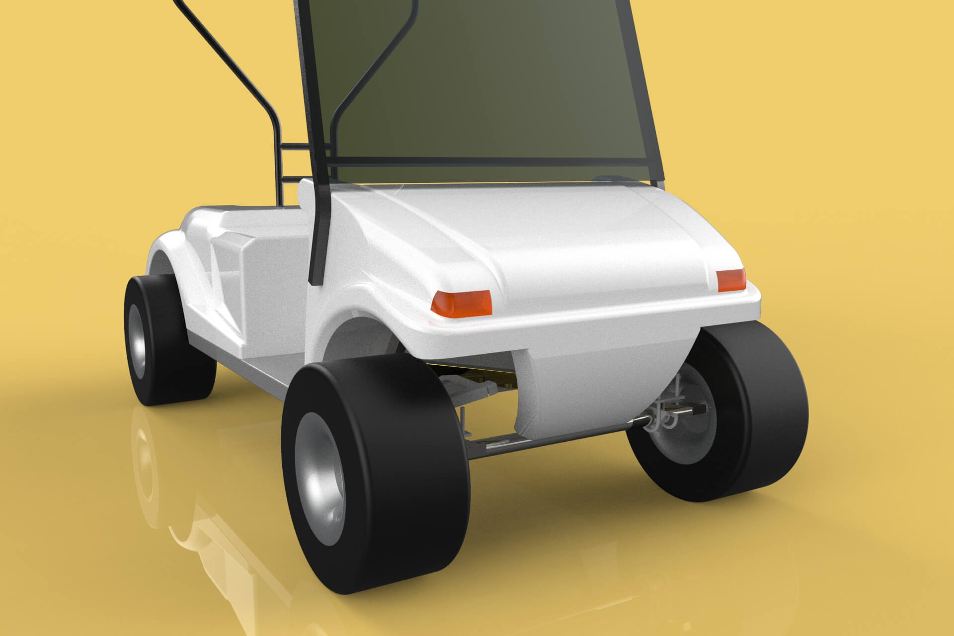 Golf Buggy Cart - 3D Model by surf3d