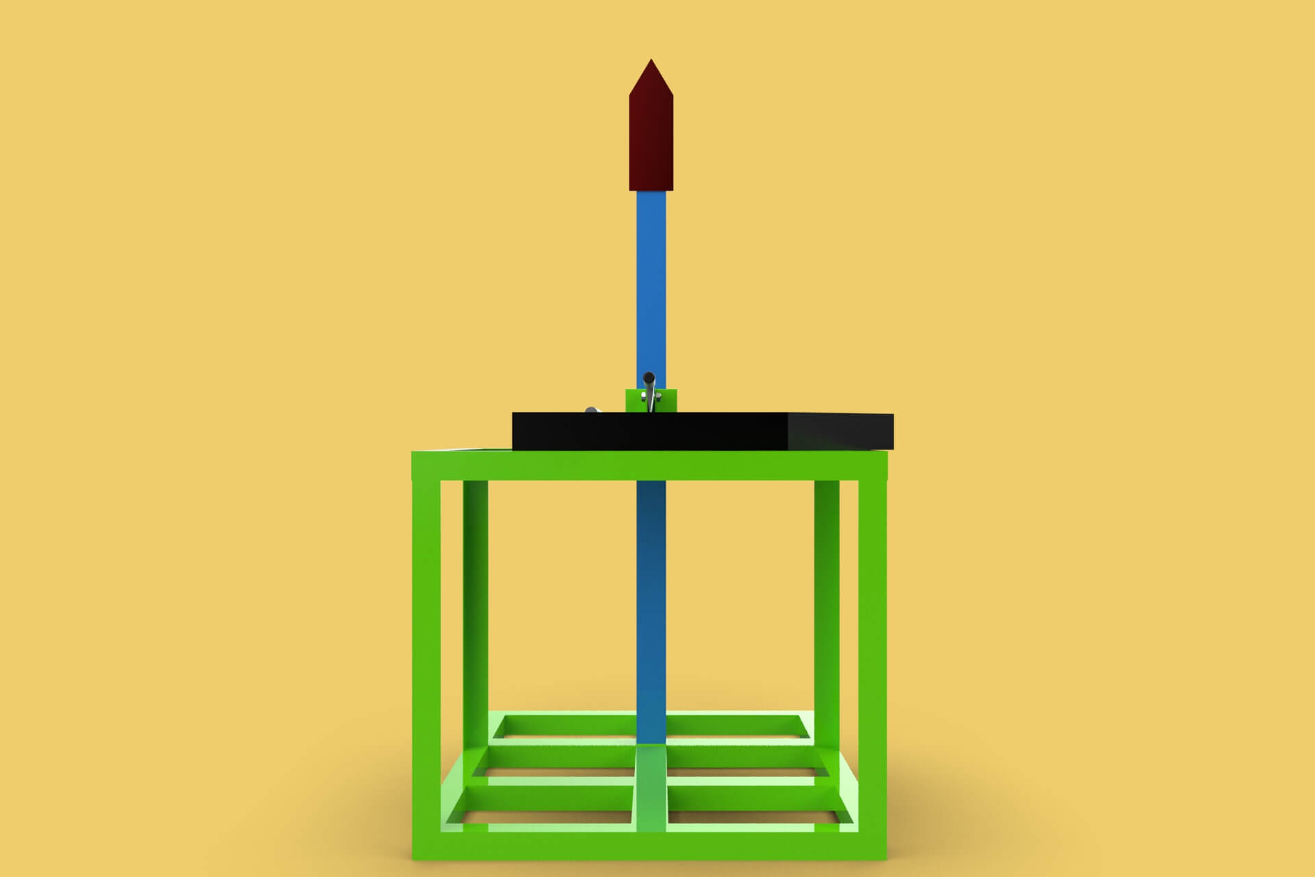 Handle Coconut Peeler Splitter Cut Tool Husk Shell Extractor - 3D Model ...