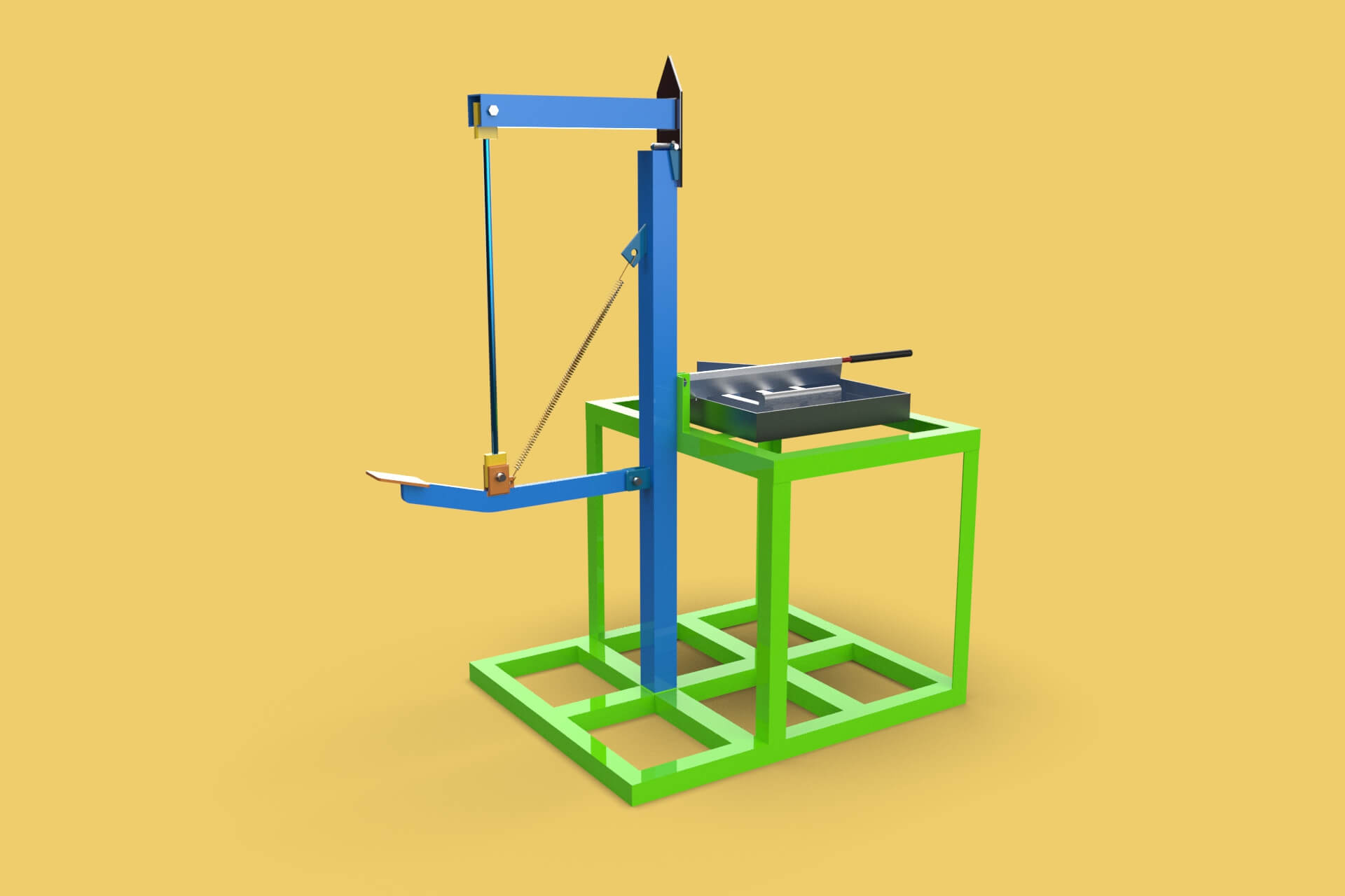 Handle Coconut Peeler Splitter Cut Tool Husk Shell Extractor - 3D Model ...