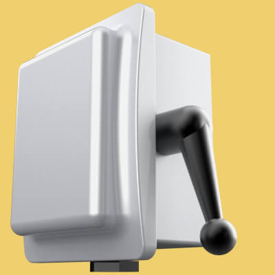 Handle Lever Cam Starter Change Over Switch Ohm Toggle Knob - 3D Model ...