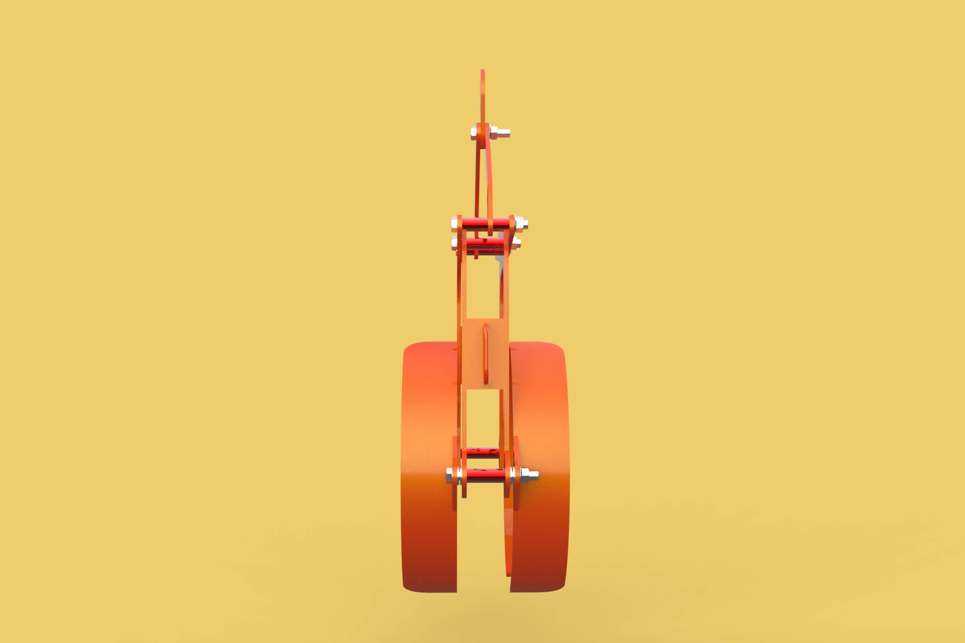 Horizontal Drum Lifter Tongs Scissor Gripper Lifting Clamp - 3D Model ...