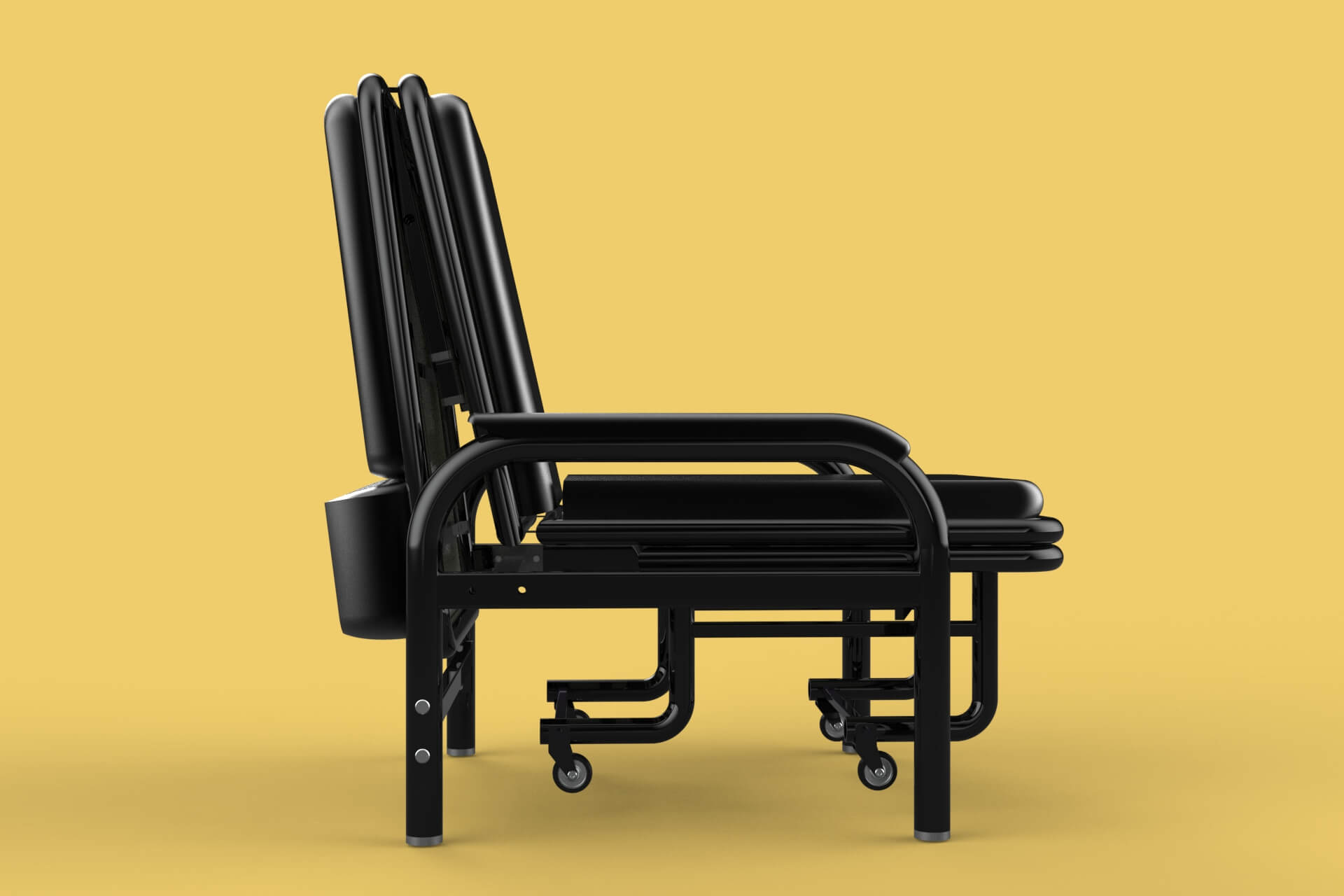 Hospital Room Accompany Chair Patient Fold Nursing Chair Bed - 3D Model ...