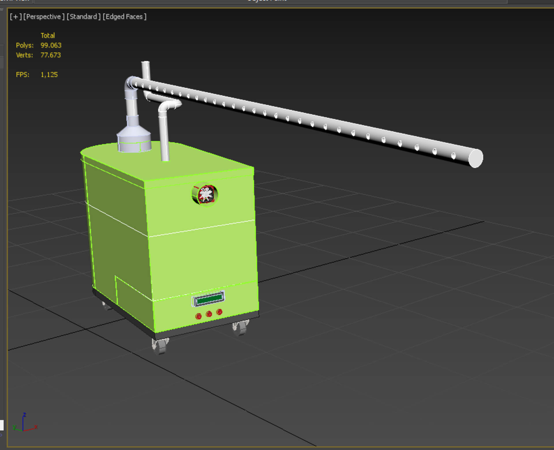 Humidifier Mist Air Fog Ultrasonic Cooling System Agricultur - 3D Model ...