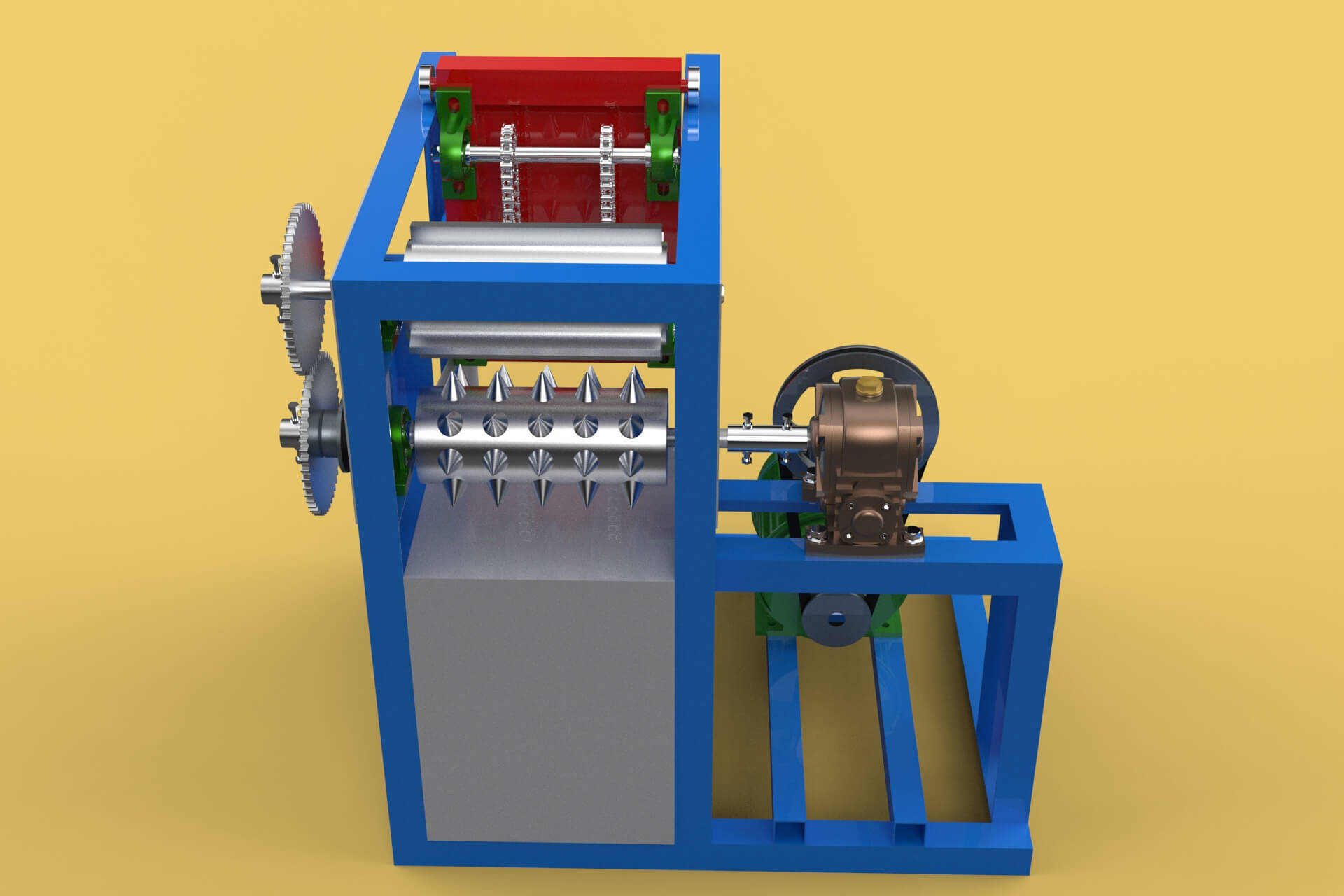 Husk Machine Coconut Peeling Tool Shucker Cut Removal Skin - 3D Model ...