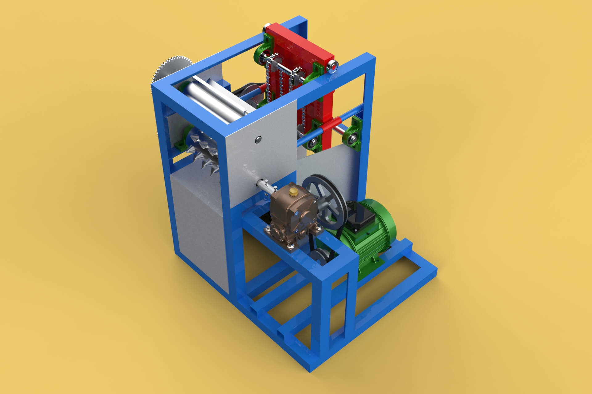 Husk Machine Coconut Peeling Tool Shucker Cut Removal Skin - 3D Model ...