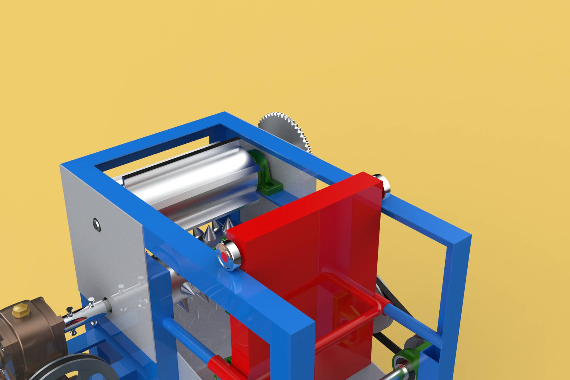 Husk Machine Coconut Peeling Tool Shucker Cut Removal Skin - 3D Model ...