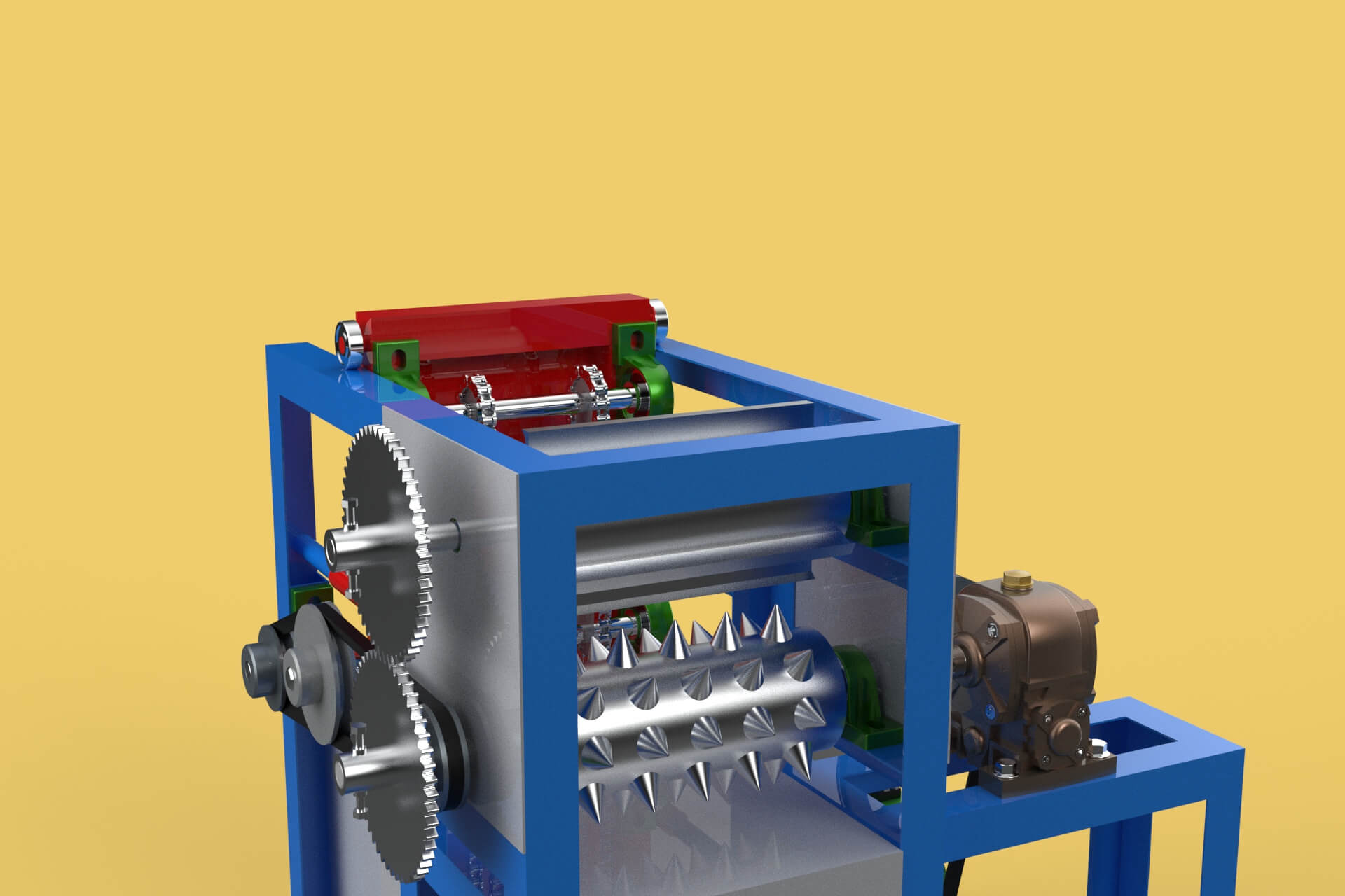 Husk Machine Coconut Peeling Tool Shucker Cut Removal Skin - 3D Model ...