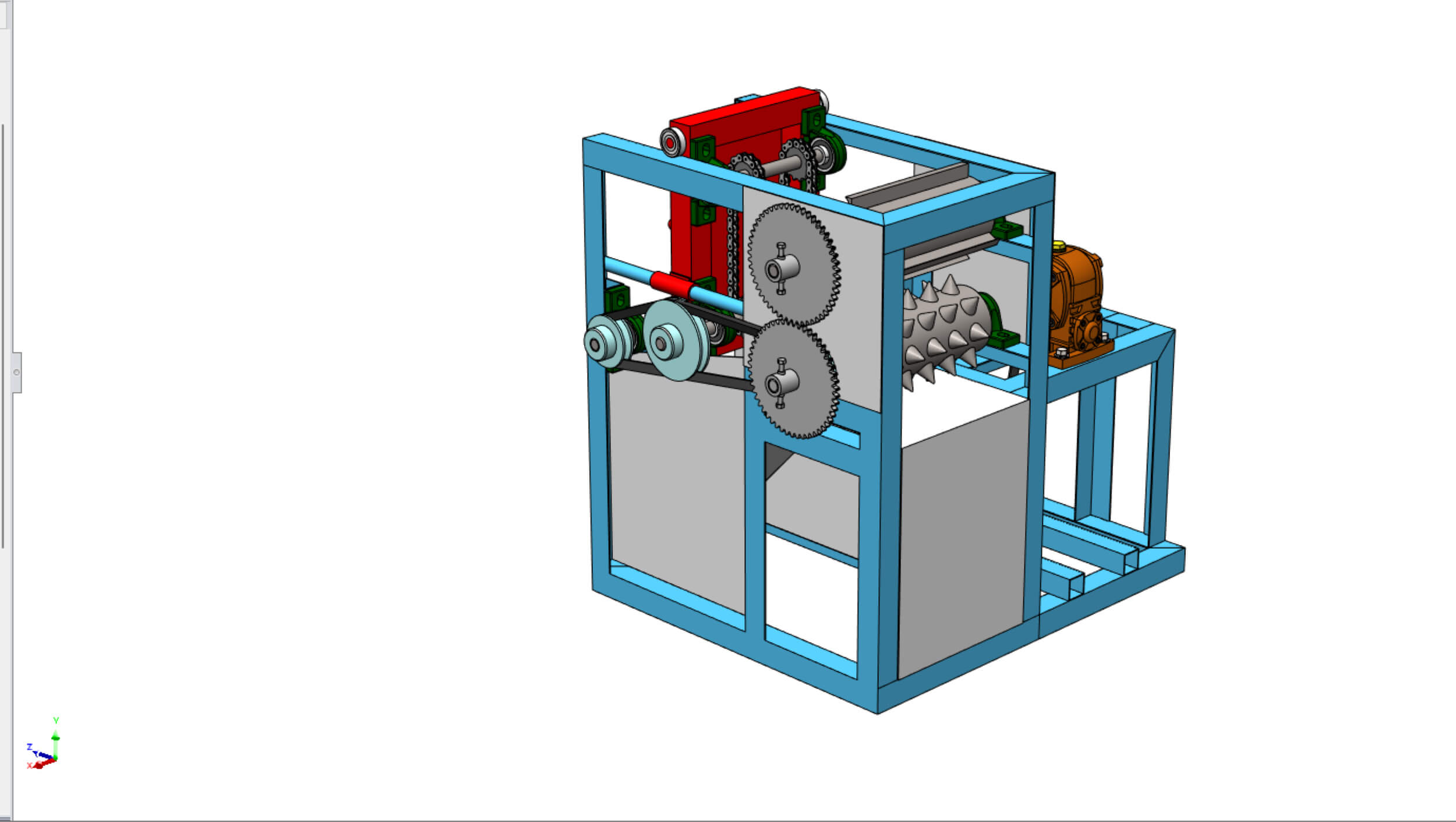 Husk Machine Coconut Peeling Tool Shucker Cut Removal Skin - 3D Model ...