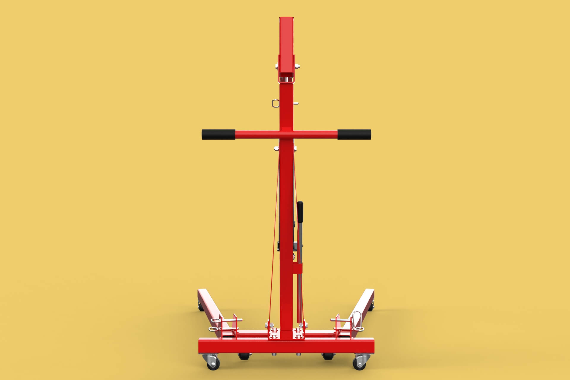 HYDRAULIC JACK ENGINE STAND CRANE HOIST LIFTING FOLDABLE TON - 3D Model ...