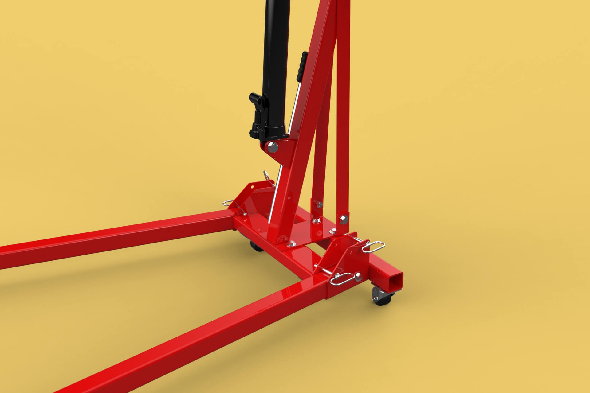 HYDRAULIC JACK ENGINE STAND CRANE HOIST LIFTING FOLDABLE TON - 3D Model ...