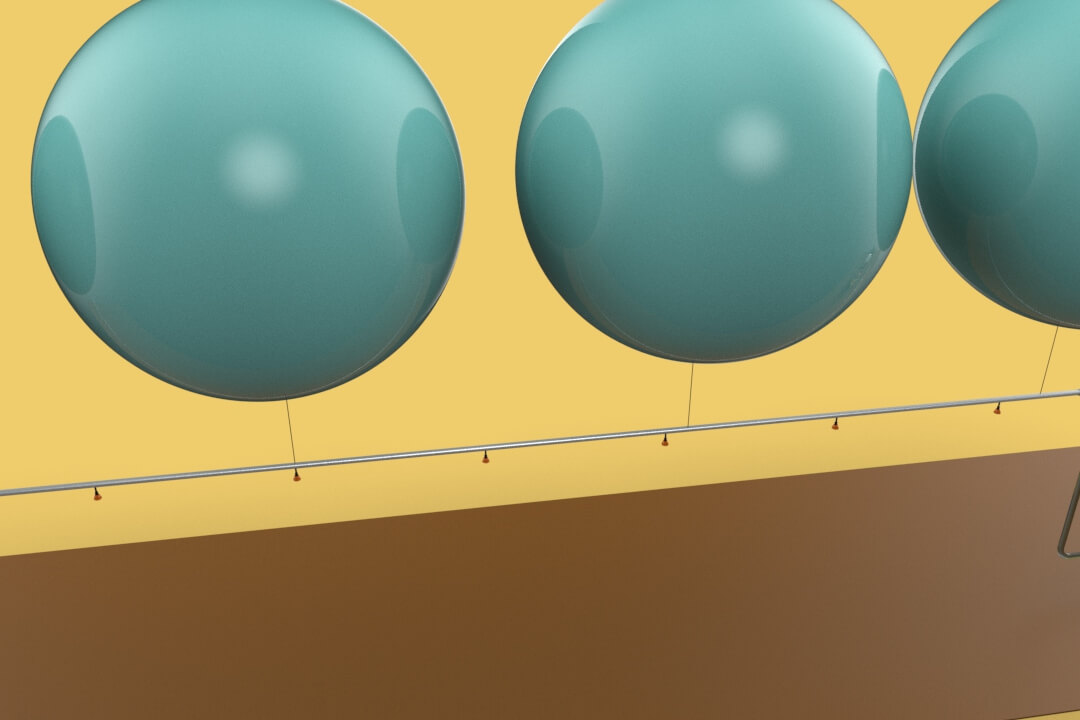 Hydrogen Helium Balloon Pesticide Sprayer Agricultural Farms - 3D Model by surf3d