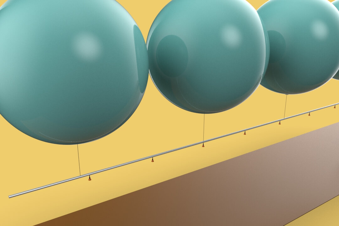 Hydrogen Helium Balloon Pesticide Sprayer Agricultural Farms - 3D Model ...