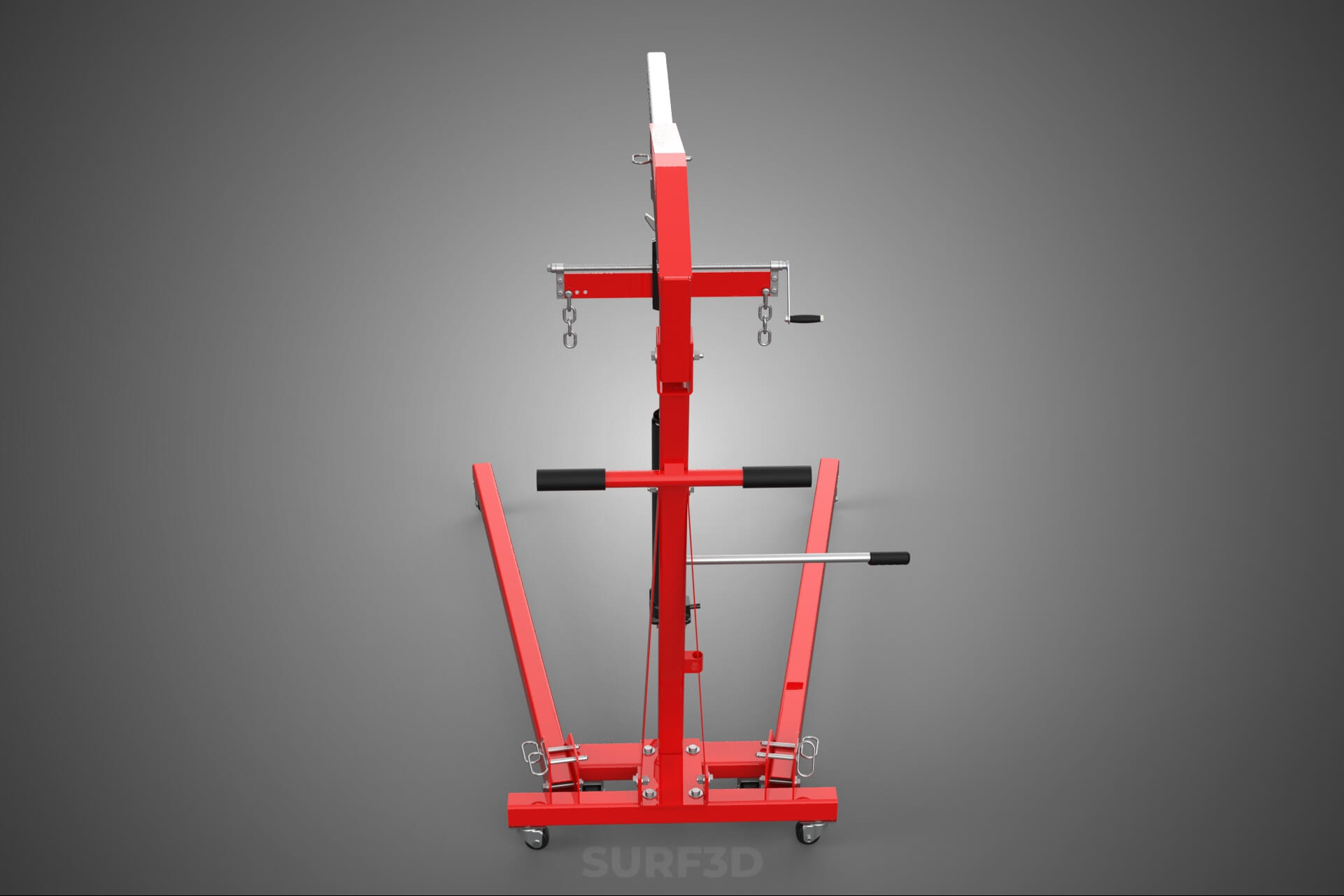 Jack Engine Crane Hoist Lifting Leveler Balancer Stabilizer - 3D Model ...