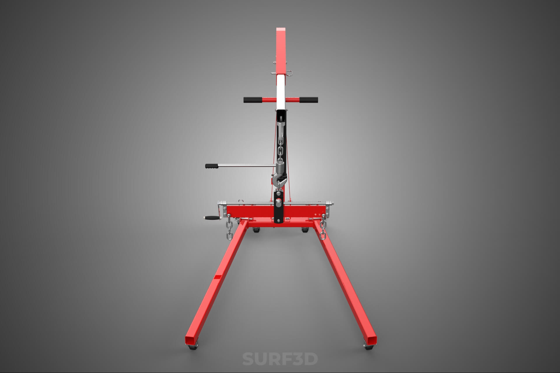 Jack Engine Crane Hoist Lifting Leveler Balancer Stabilizer - 3D Model ...