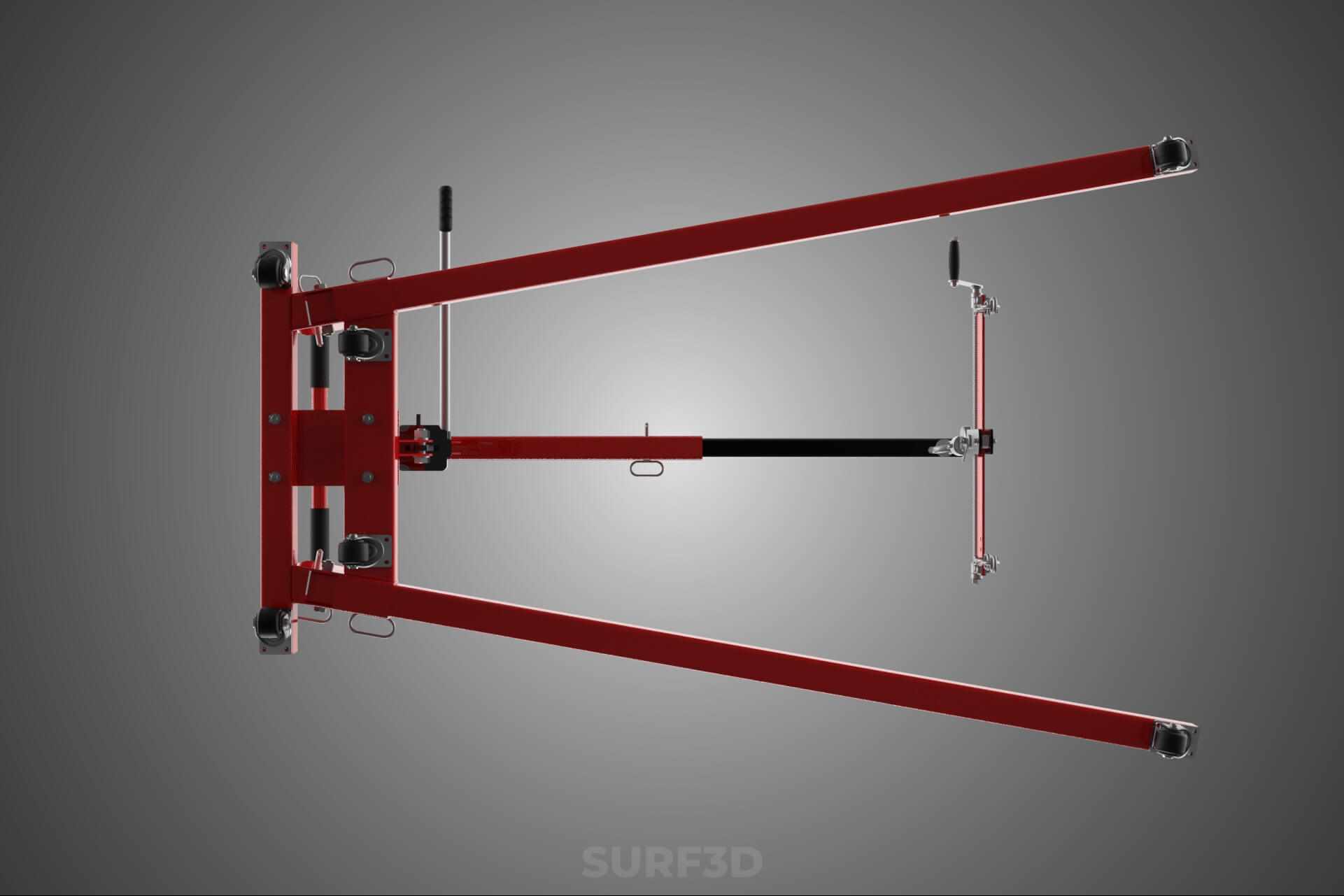 Jack Engine Crane Hoist Lifting Leveler Balancer Stabilizer - 3D Model ...